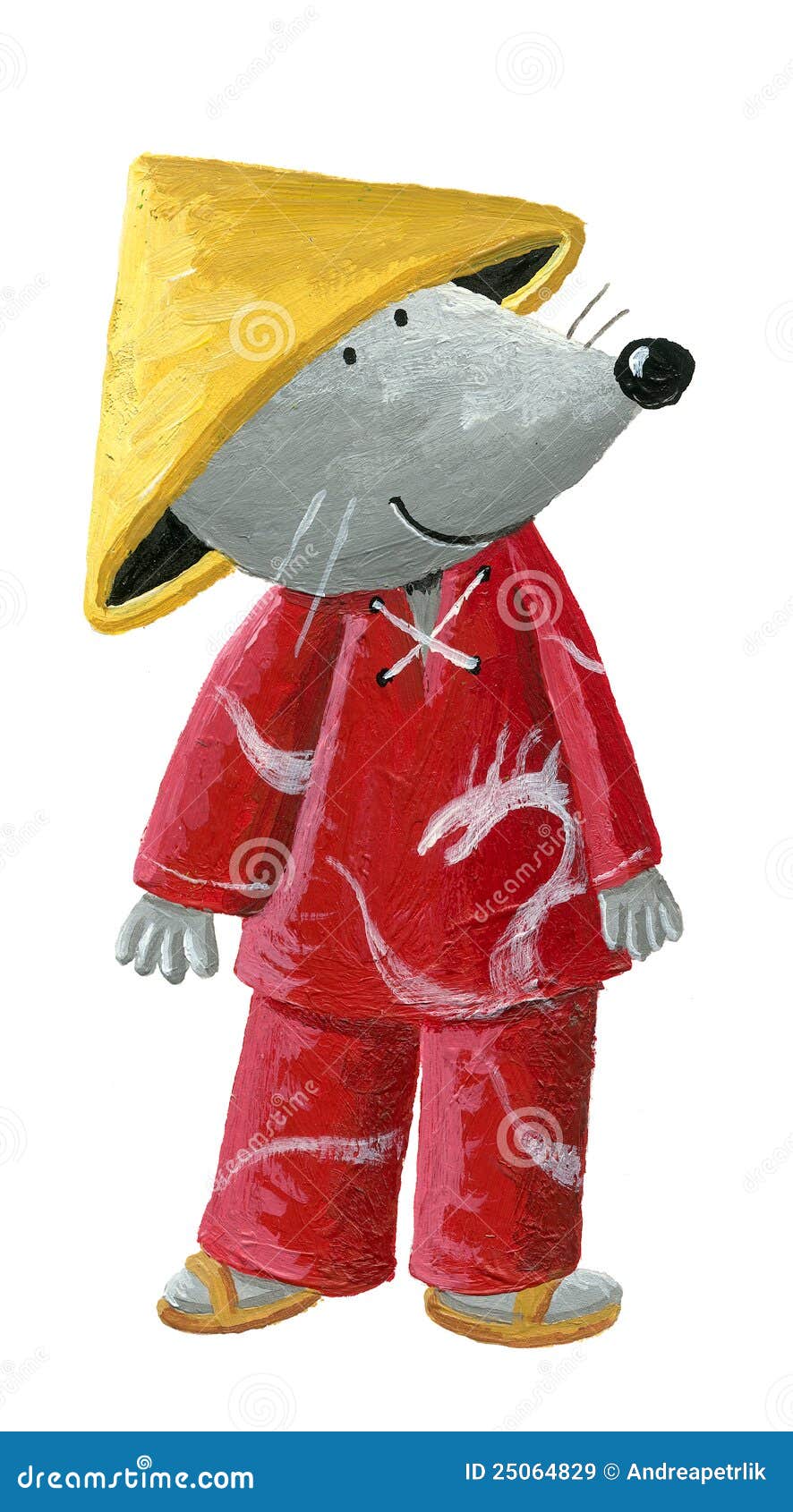 Chinese mouse stock illustration. Illustration of humorous - 25064829