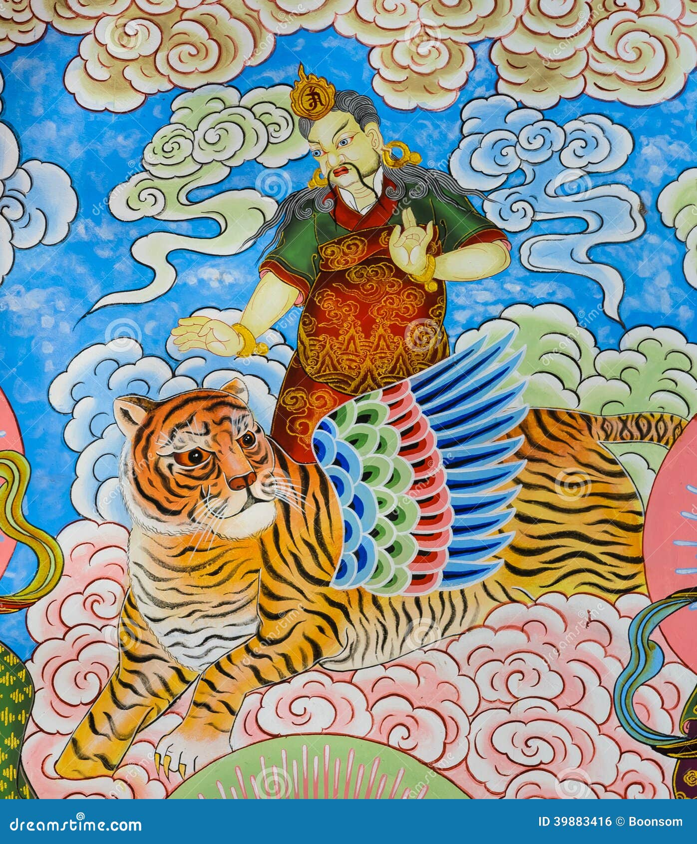 Chinese Mural Royalty-Free Stock Photography | CartoonDealer.com #38366243