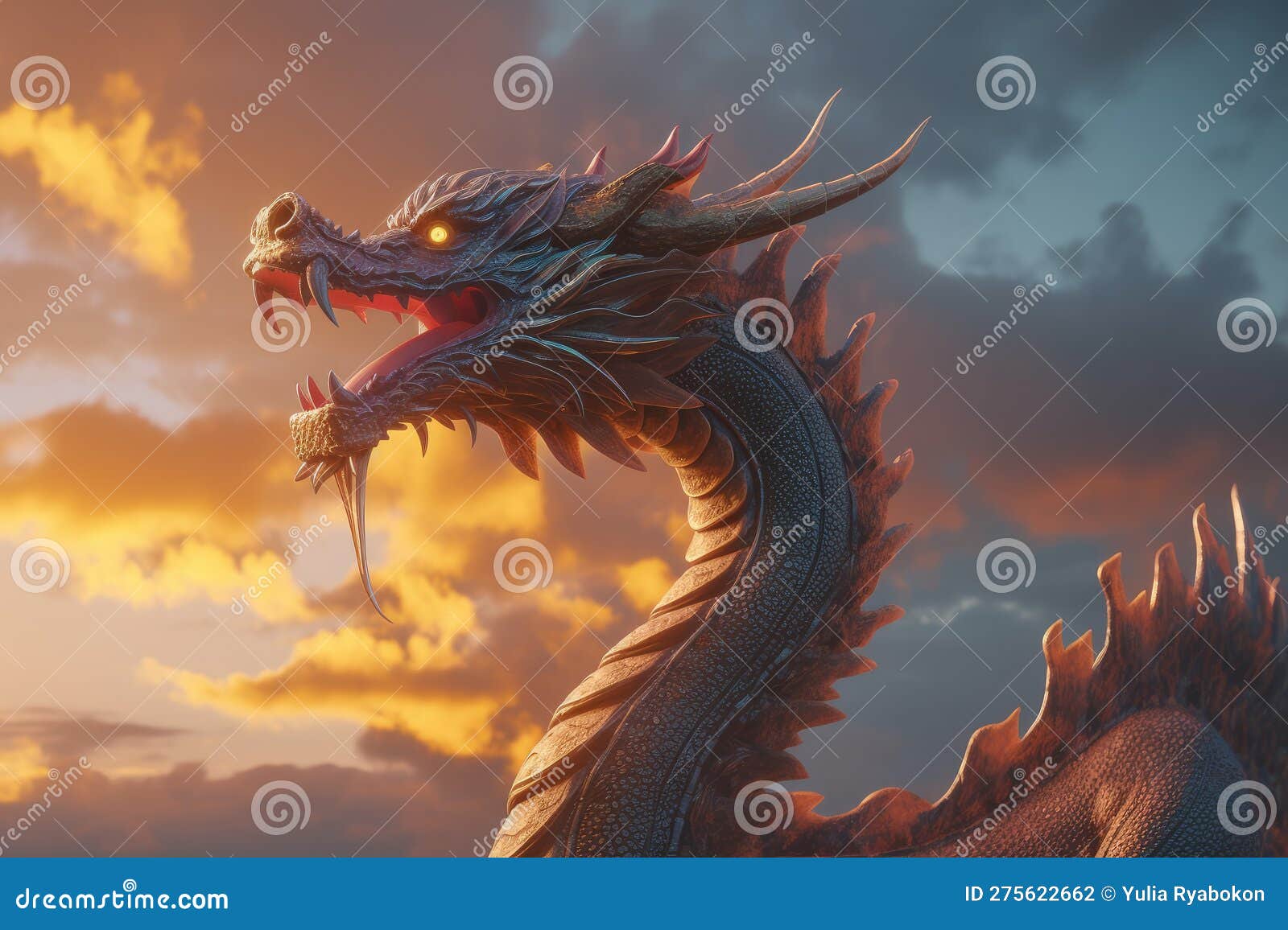 Myth Dragon Royalty-Free Stock Photo | CartoonDealer.com #5659677