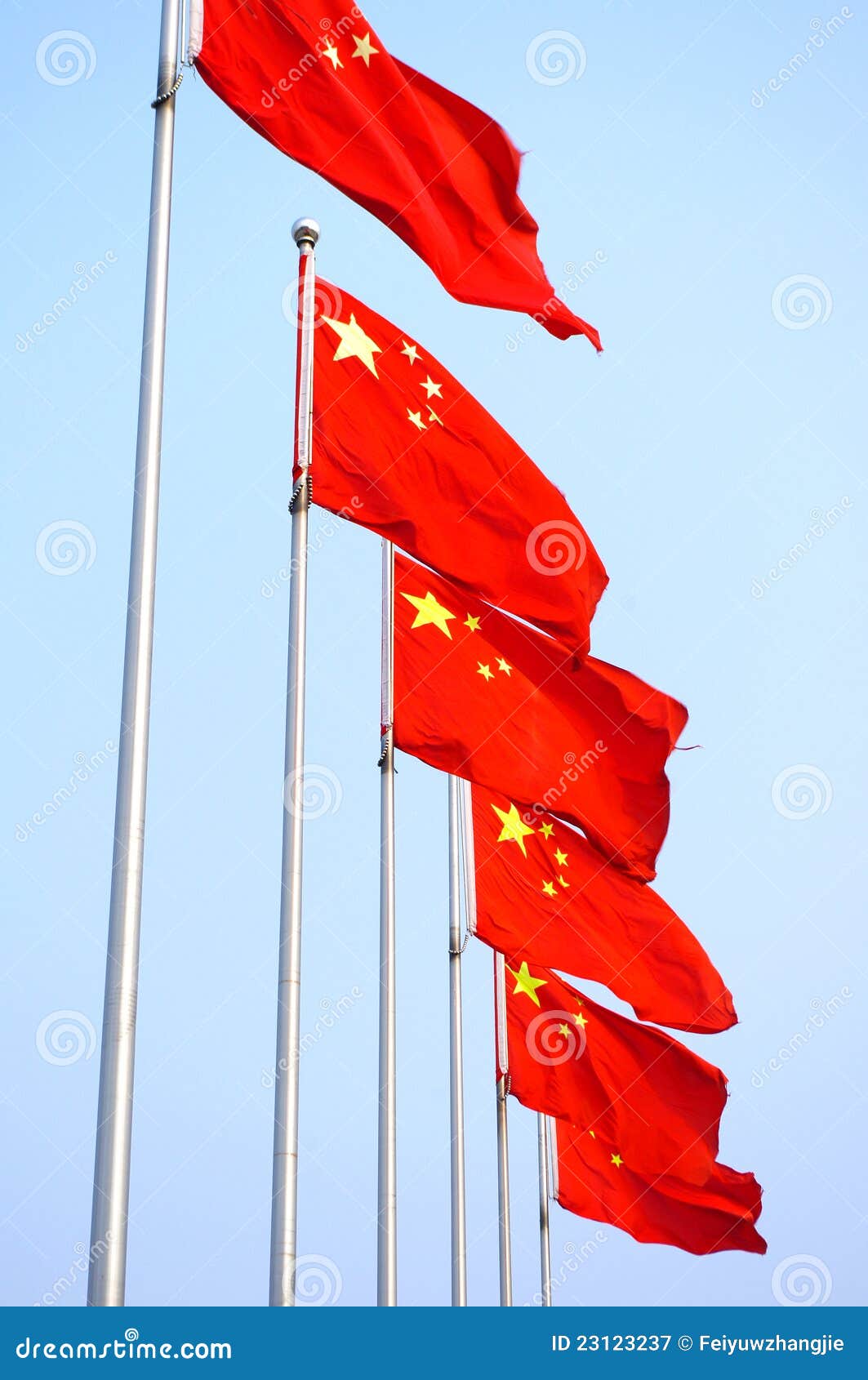 Chinese national flag stock illustration. Illustration of nationalism ...