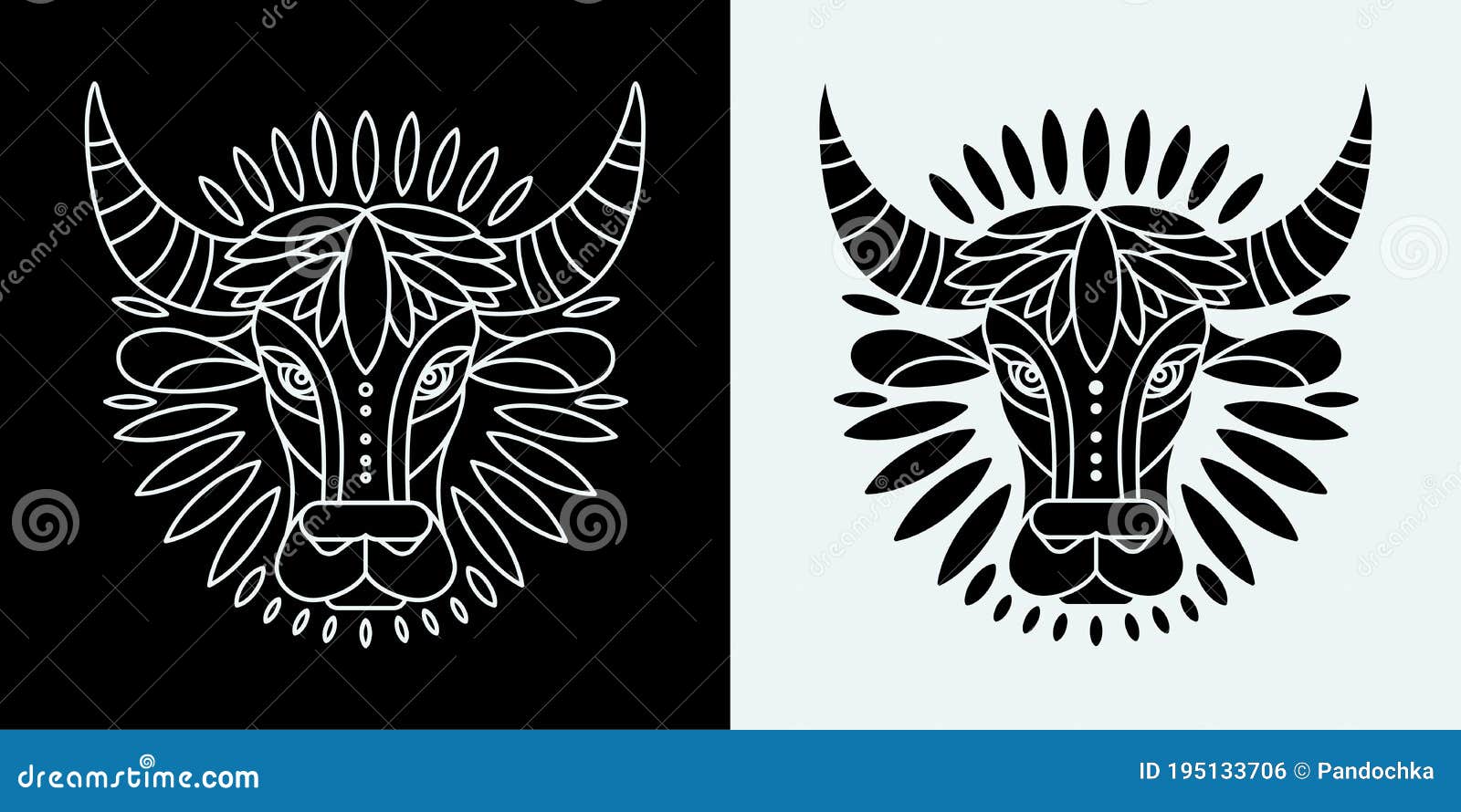 Chinese New Year 2021 Year of the Cow Stock Vector - Illustration of ...