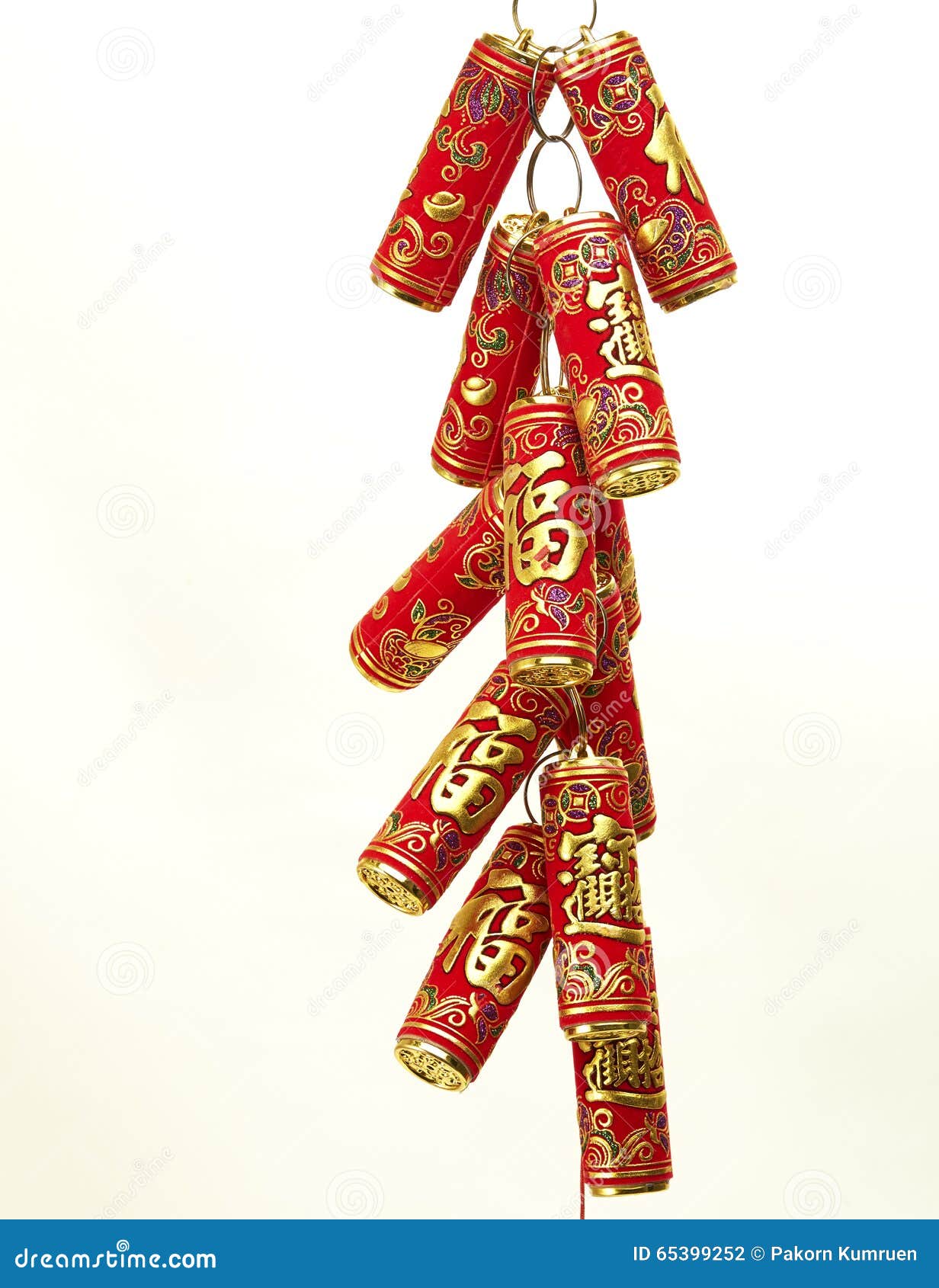 Chinese New Year Decoration,Fire Crackers Stock Photo - Image of ...