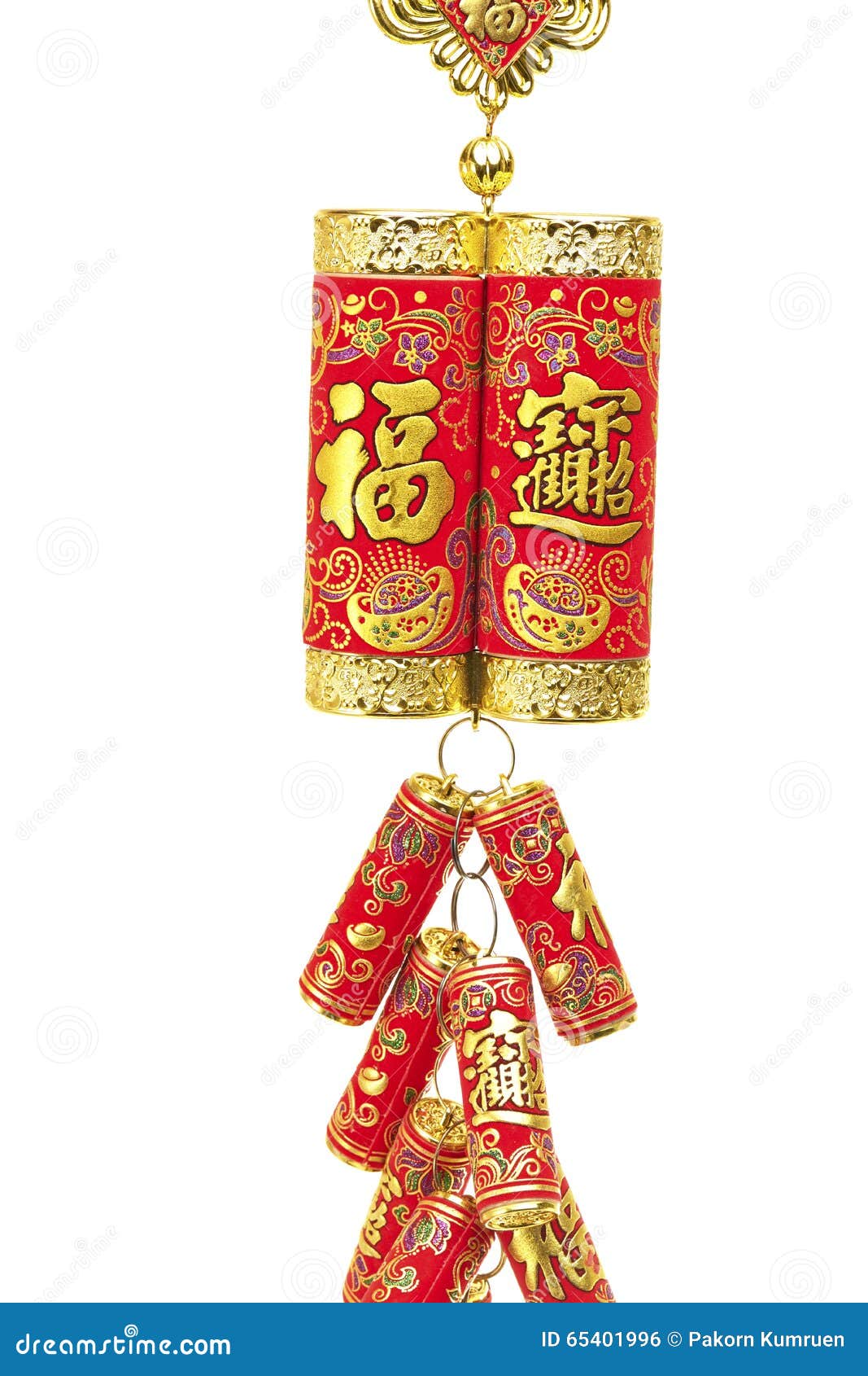 Chinese New Year Decoration,Fire Crackers Stock Photo - Image of ...