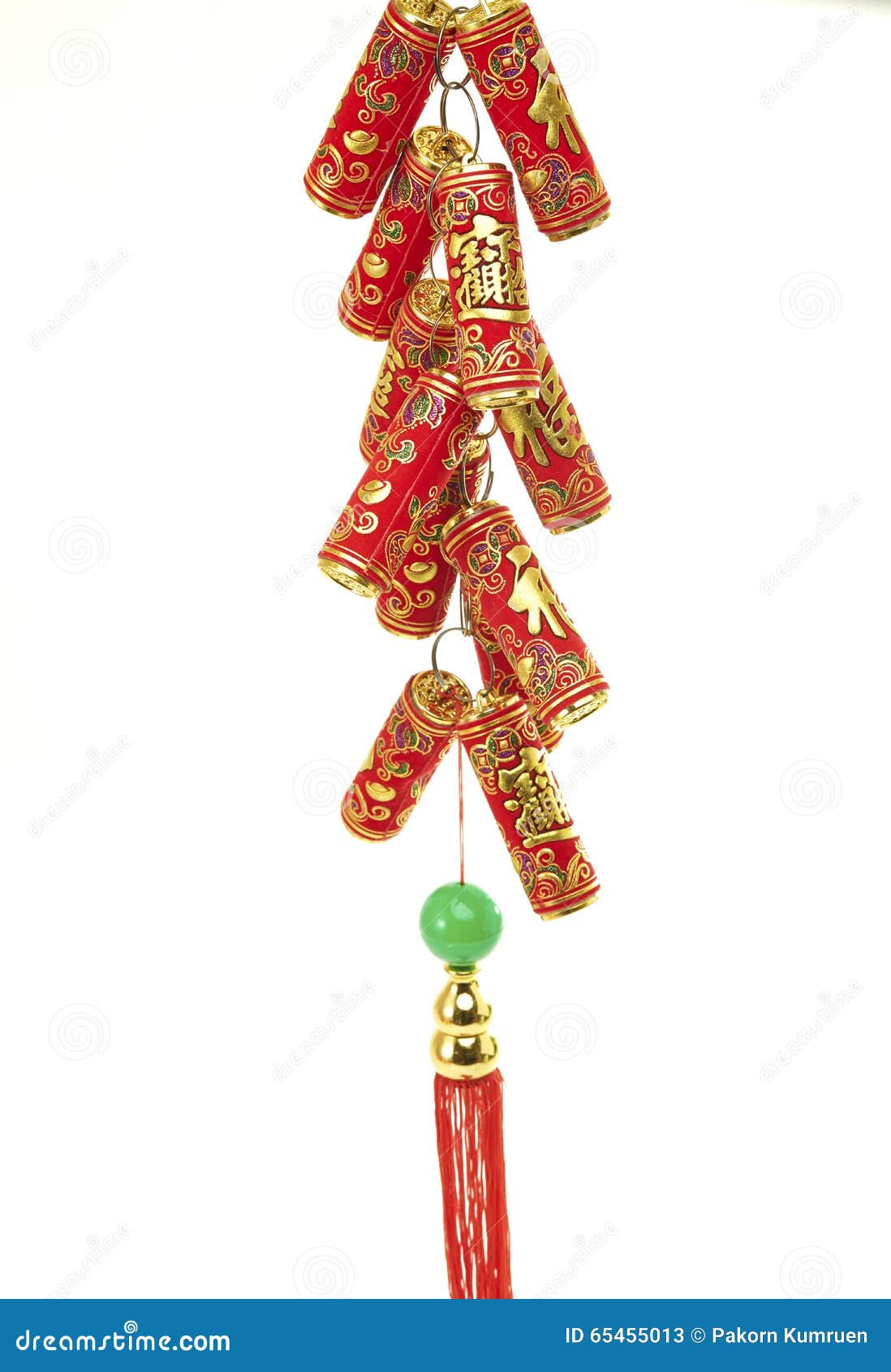 Chinese New Year Decoration,Fire Crackers Stock Image - Image of china ...