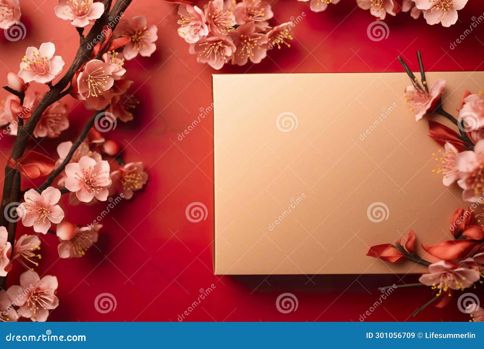 Chinese New Year Elegance: Red Envelope Tradition Stock Illustration ...