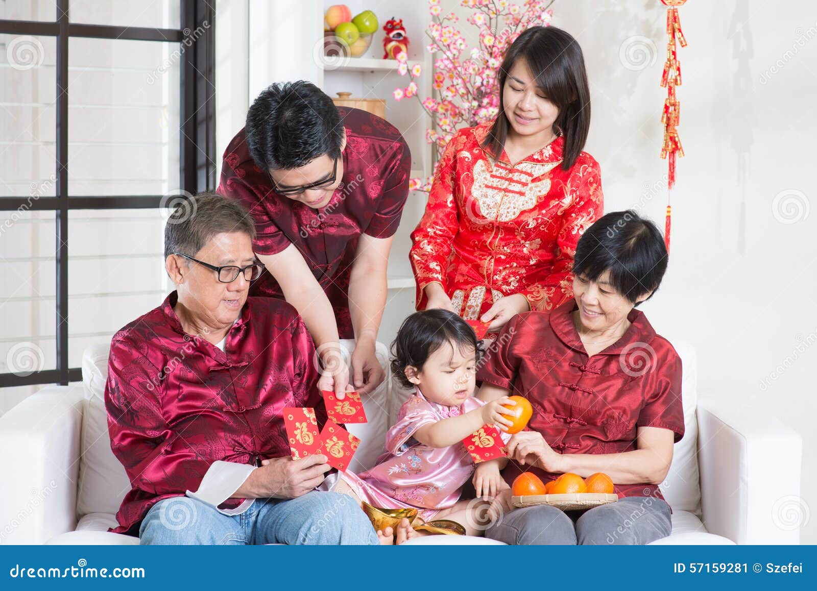 Chinese New Year Giving Red Packets Stock Image - Image of cheerful ... Chinese New Year Giving Red Packets Stock Image - Image of cheerful ...