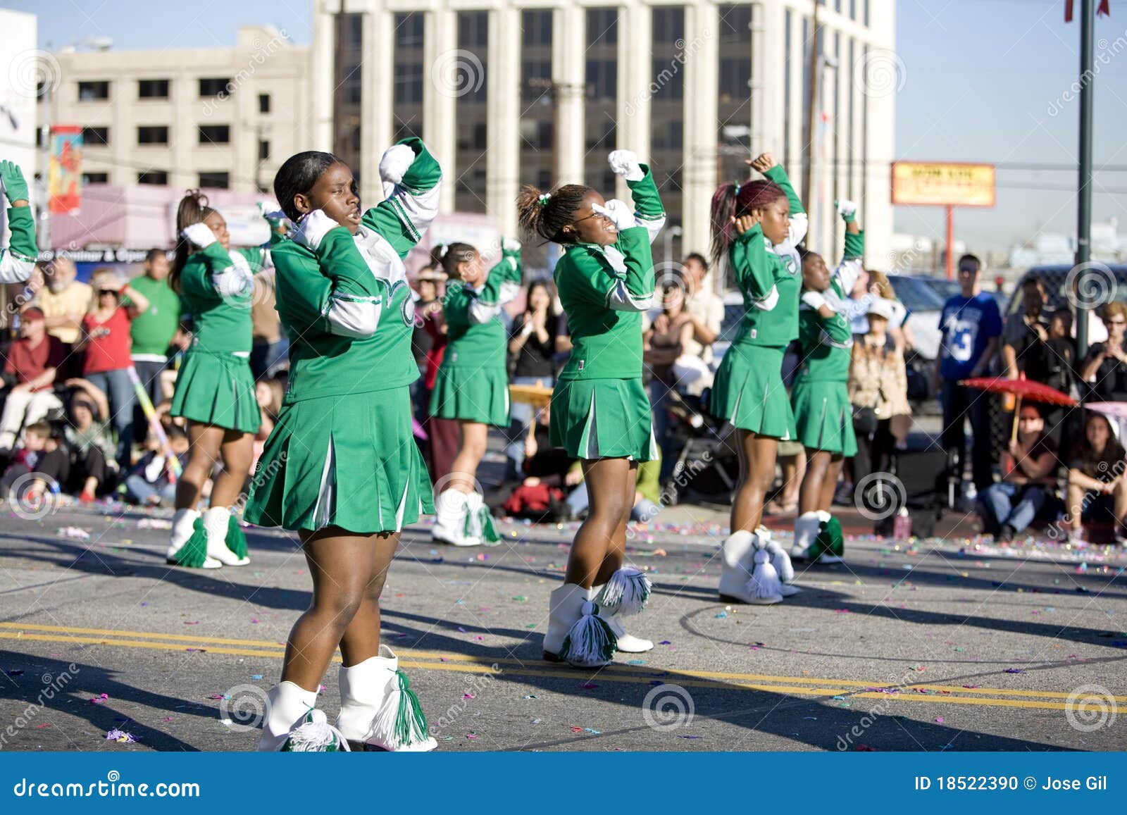Chinese New Year Parade Step Dancers Editorial Image - Image of girls ...