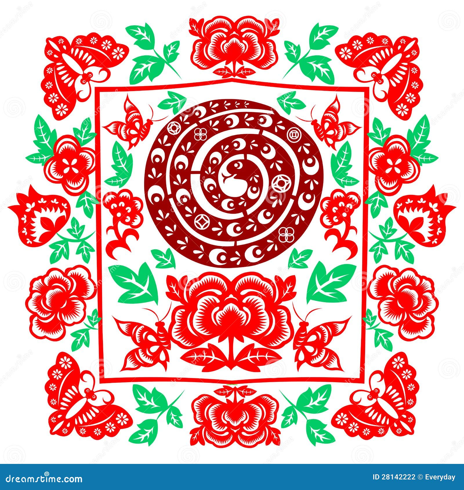 Chinese New Year Snake stock illustration. Illustration of pattern ...
