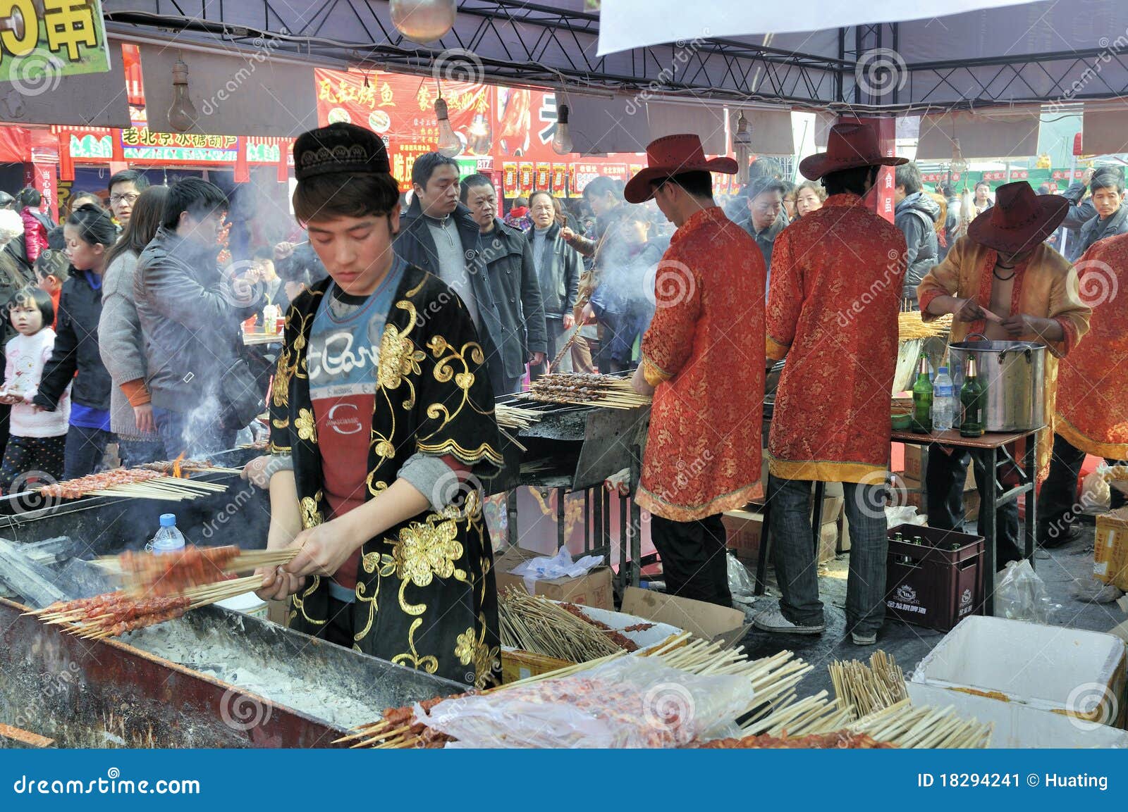 Chinese New Year Temple Fair in Wuhan Editorial Photo - Image of ...
