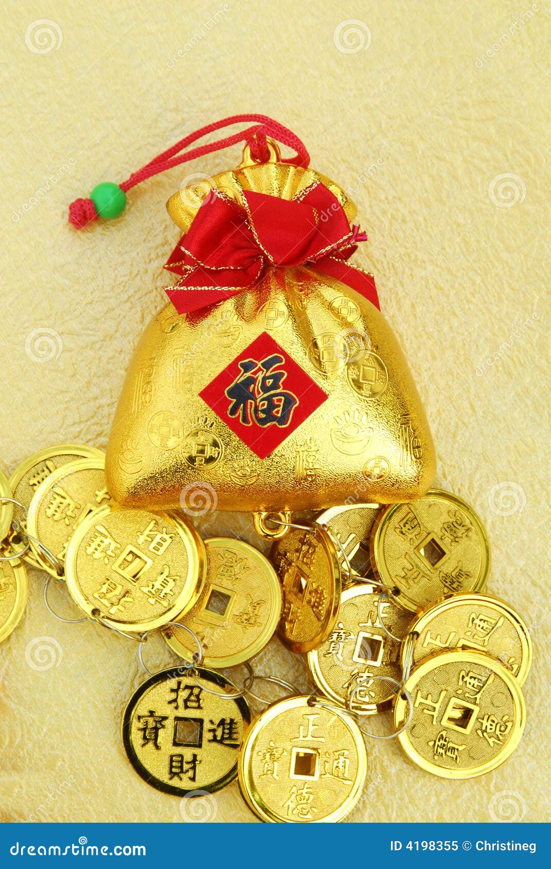 Chinese New Years Fortune stock image. Image of decoration - 4198355