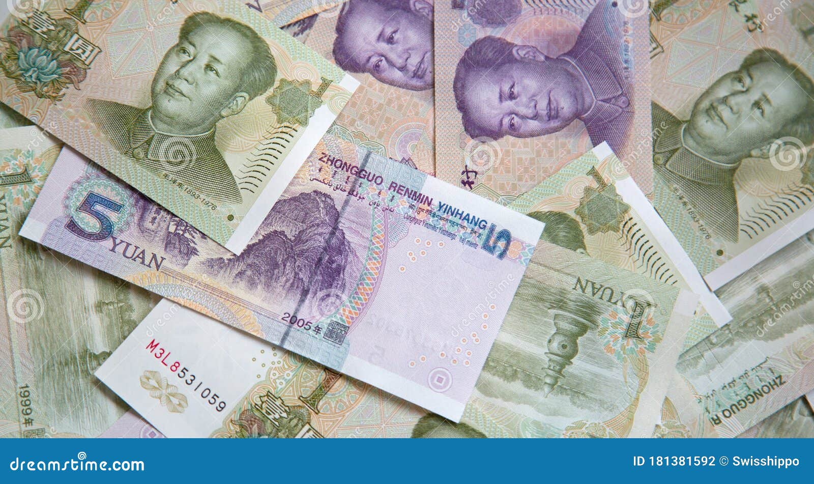 Chinese notes stock photo. Image of renminbi, bank, salary - 181381592