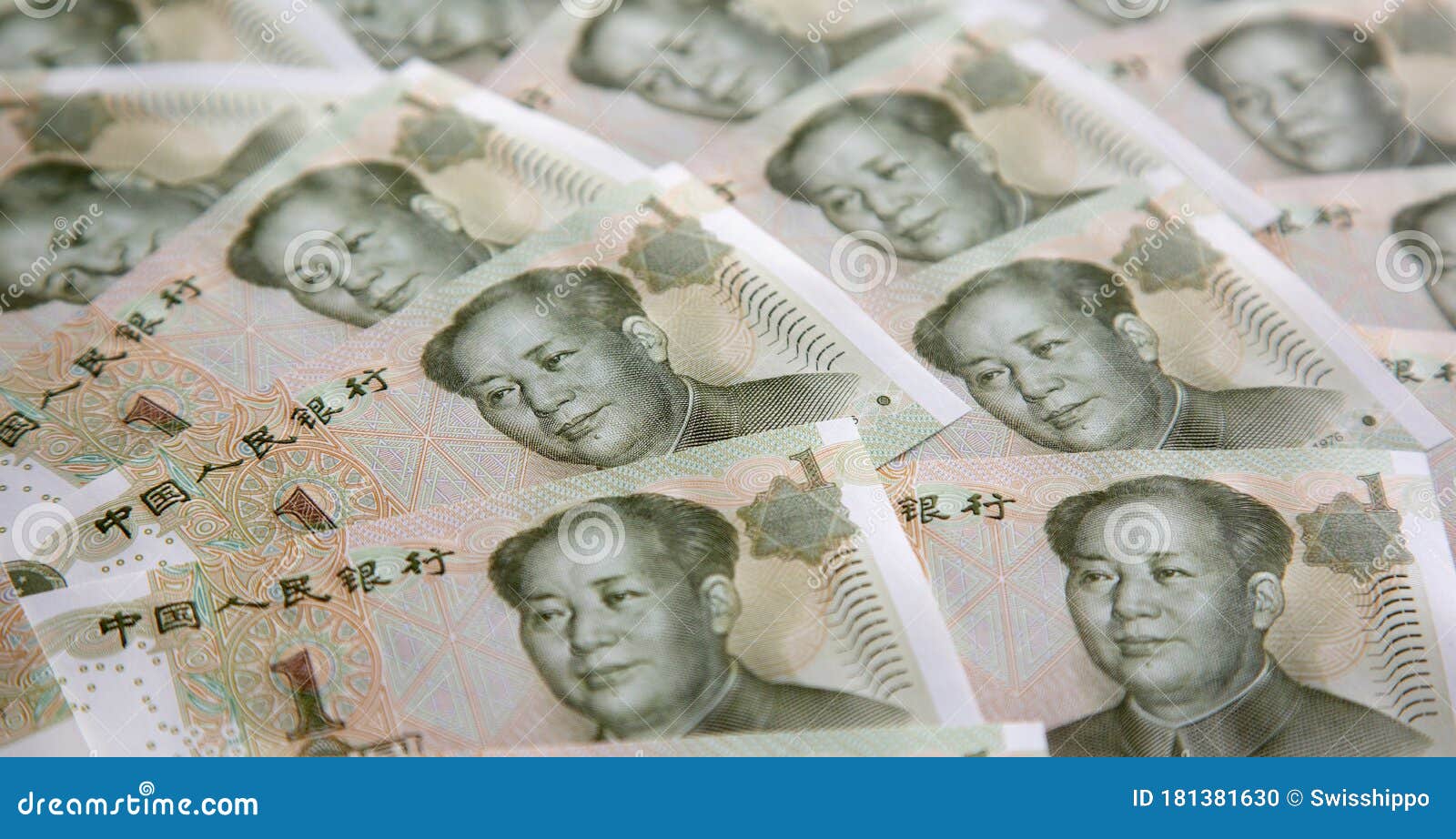 Chinese notes stock photo. Image of bank, paper, portrait - 181381630