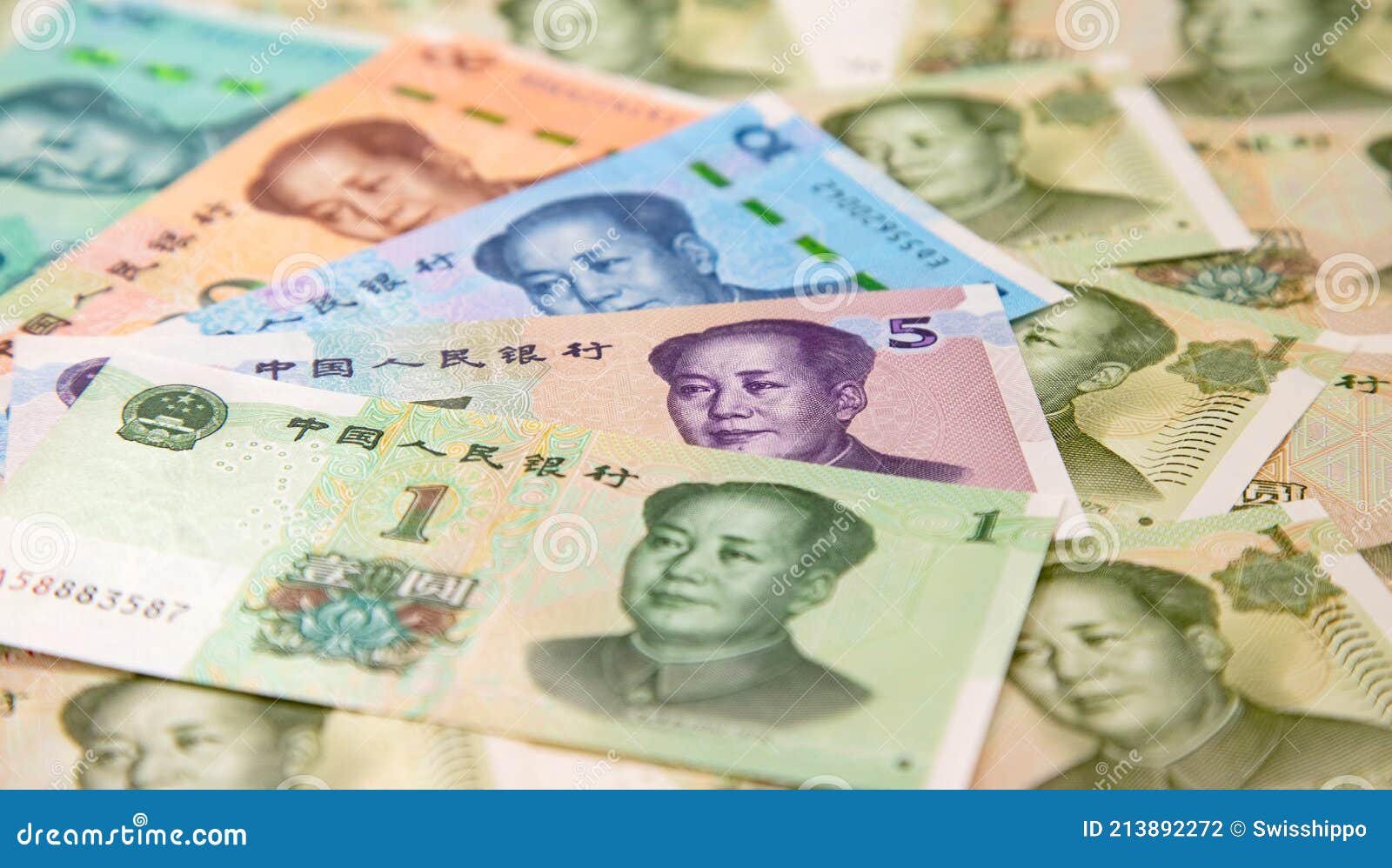 Chinese notes stock photo. Image of bill, inflation - 213892272