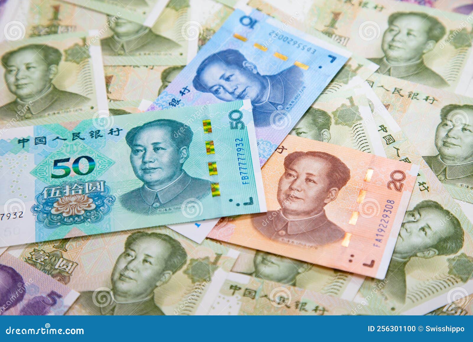 Chinese notes stock photo. Image of china, investment - 256301100