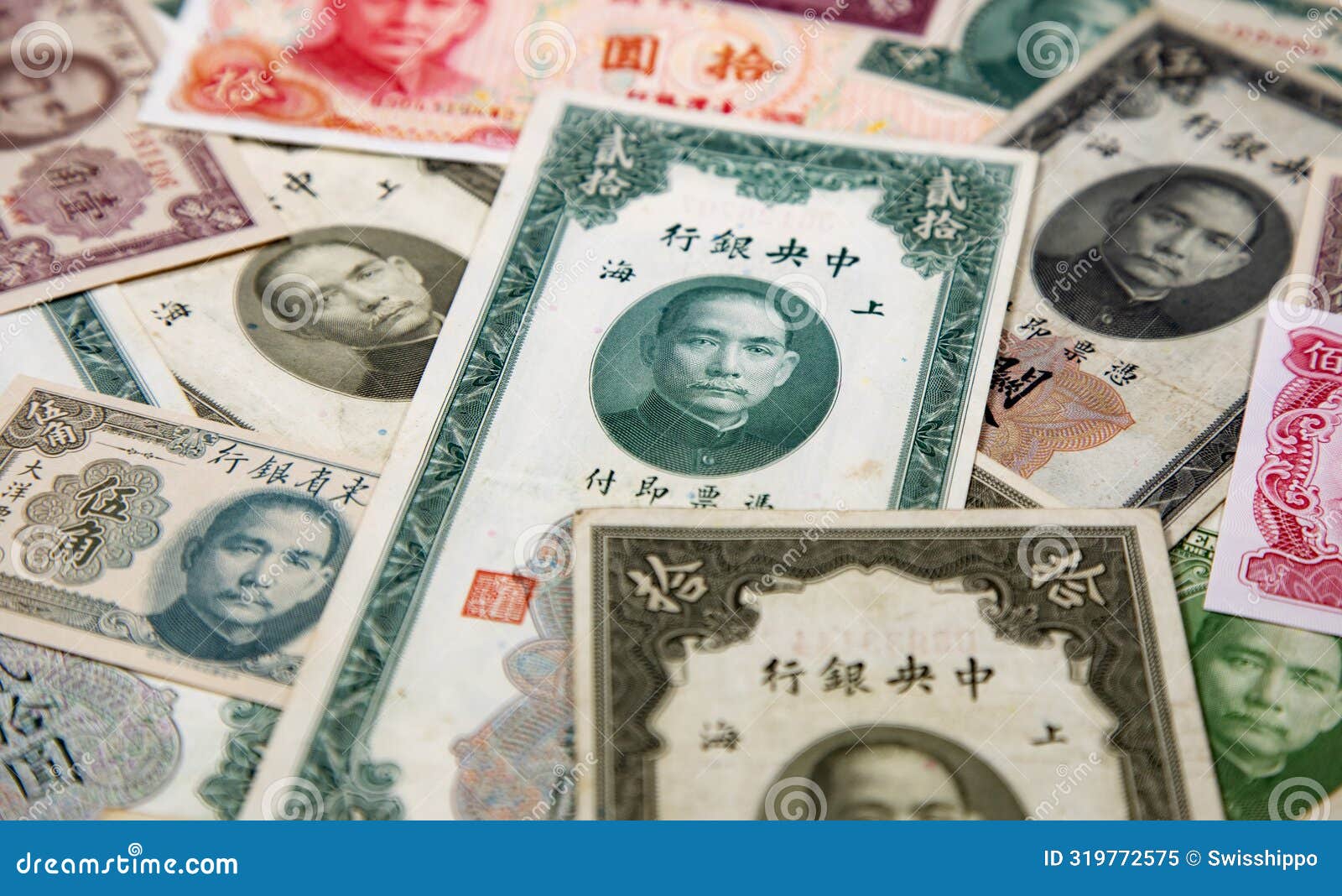 Chinese notes stock image. Image of note, inflation - 319772575