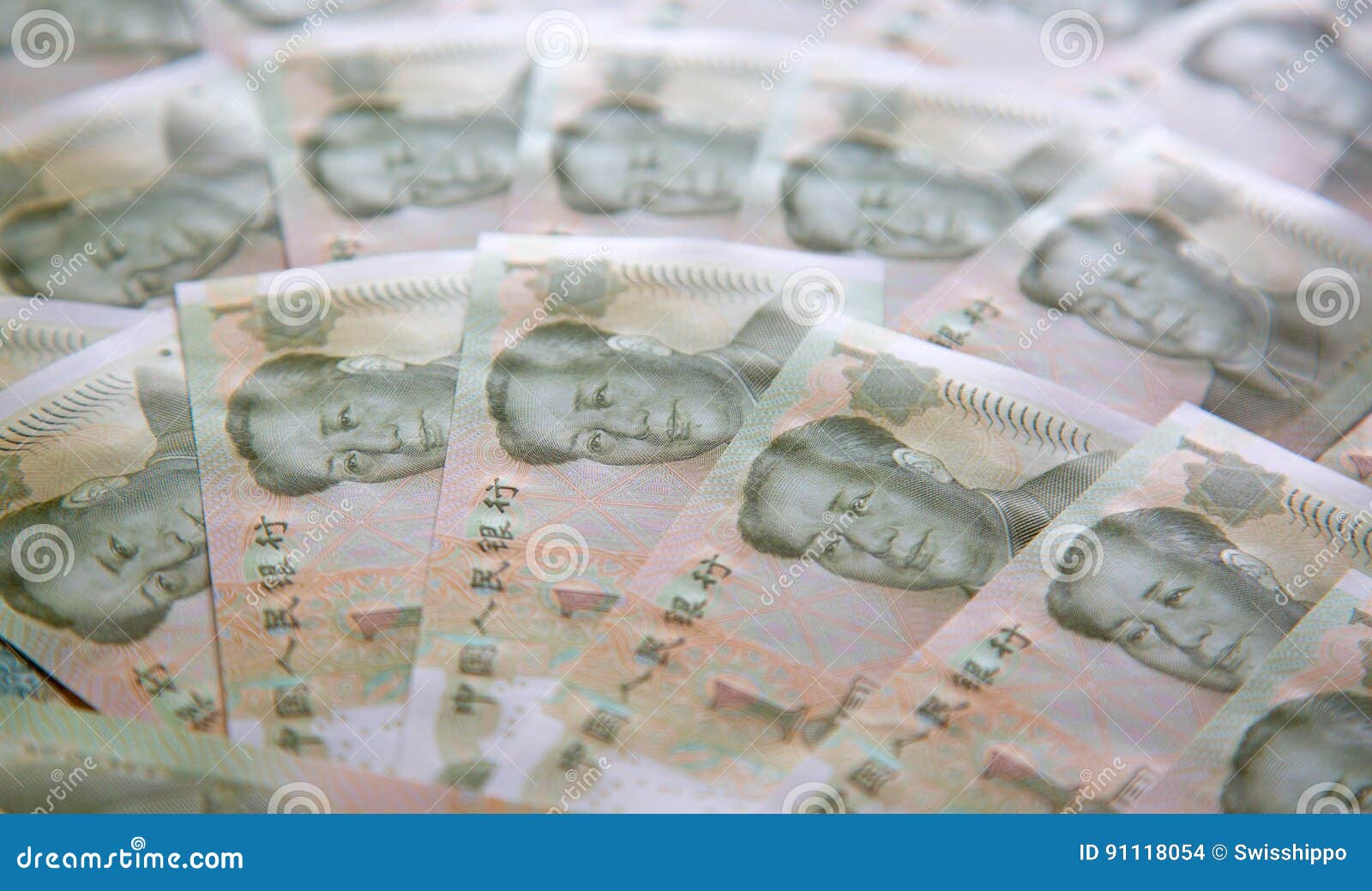 Chinese notes stock photo. Image of closeup, exchange - 91118054