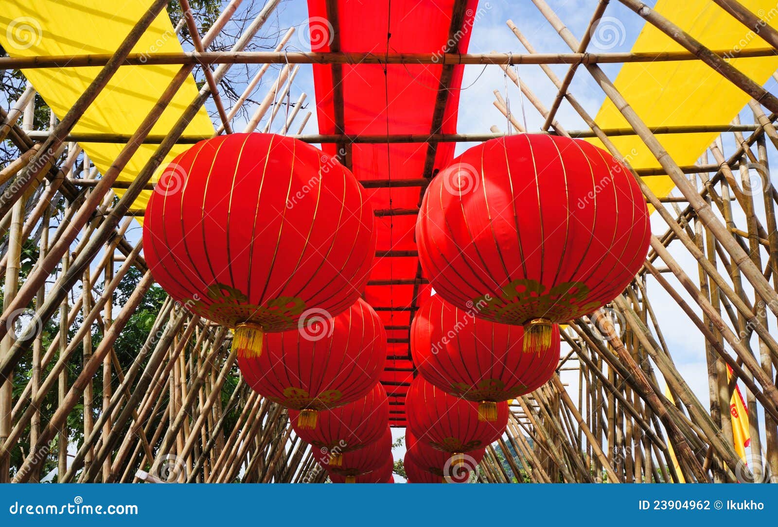Chinese nylon lamp stock photo. Image of happy, chinese - 23904962