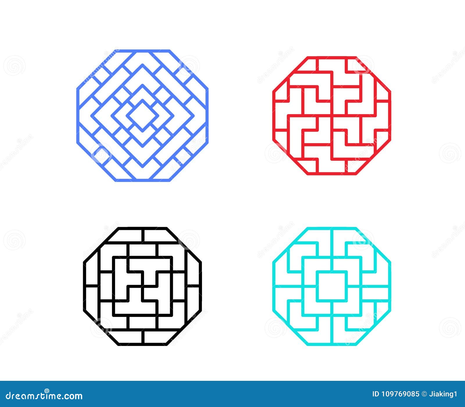 Chinese Ba Gua Octagon Yin Yang Symbol Royalty-Free Stock Photography ...