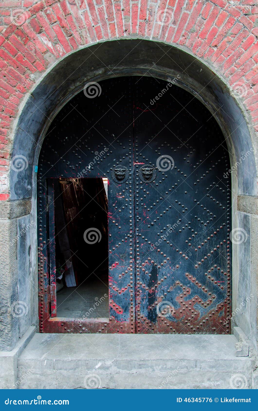Foreboding Brick Interior Passage Inside Fort Pickens Stock Photo ...