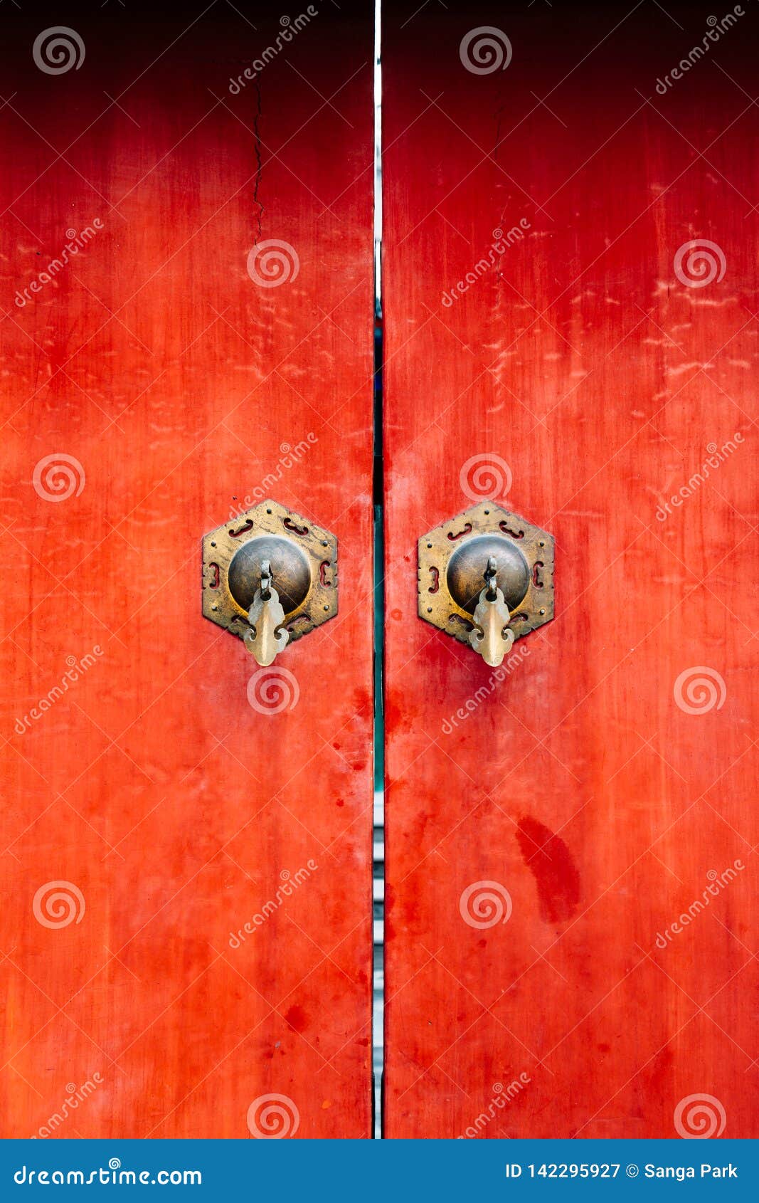 Chinese Old Red Door at Prince Gong S Mansion, Gong Wang Fu in Beijing ...