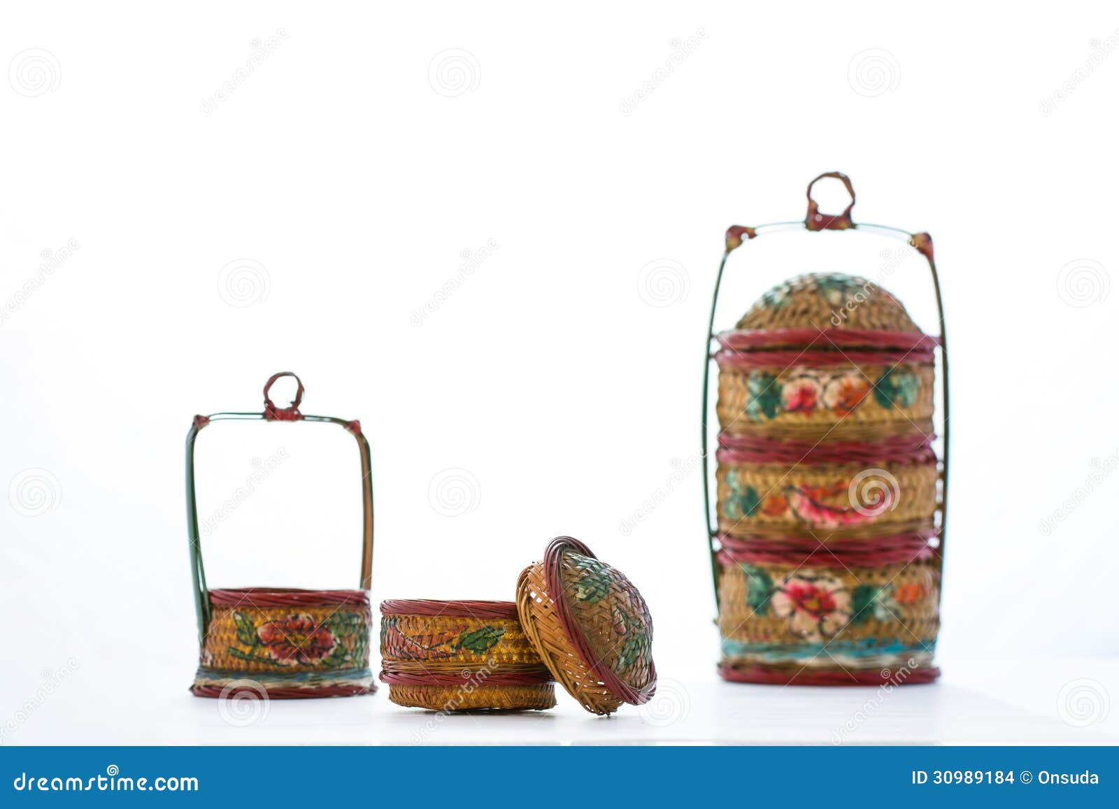 Chinese Old Style Food Container Stock Photo - Image of container ...