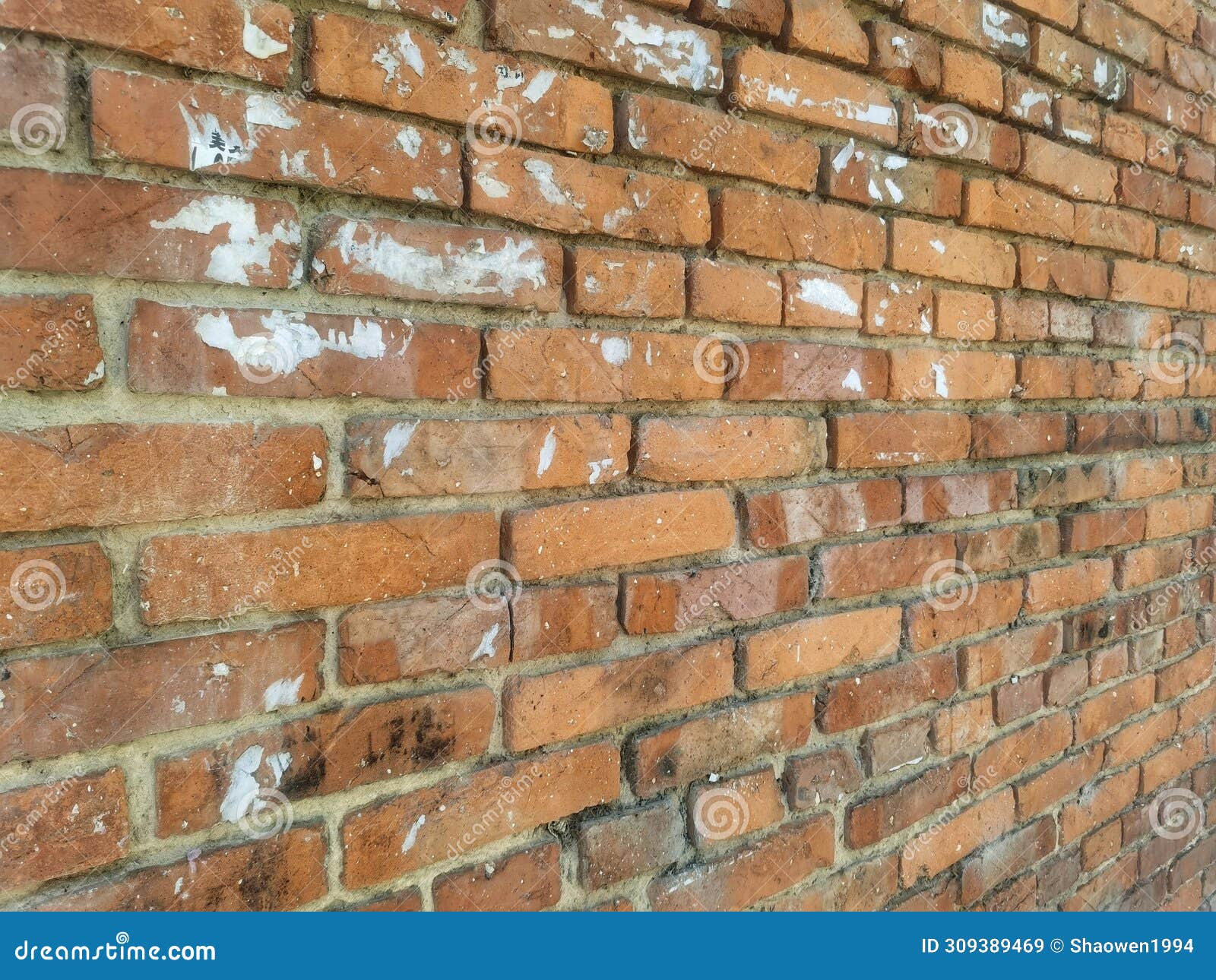 Red Brick wall texture stock image. Image of background - 309389469