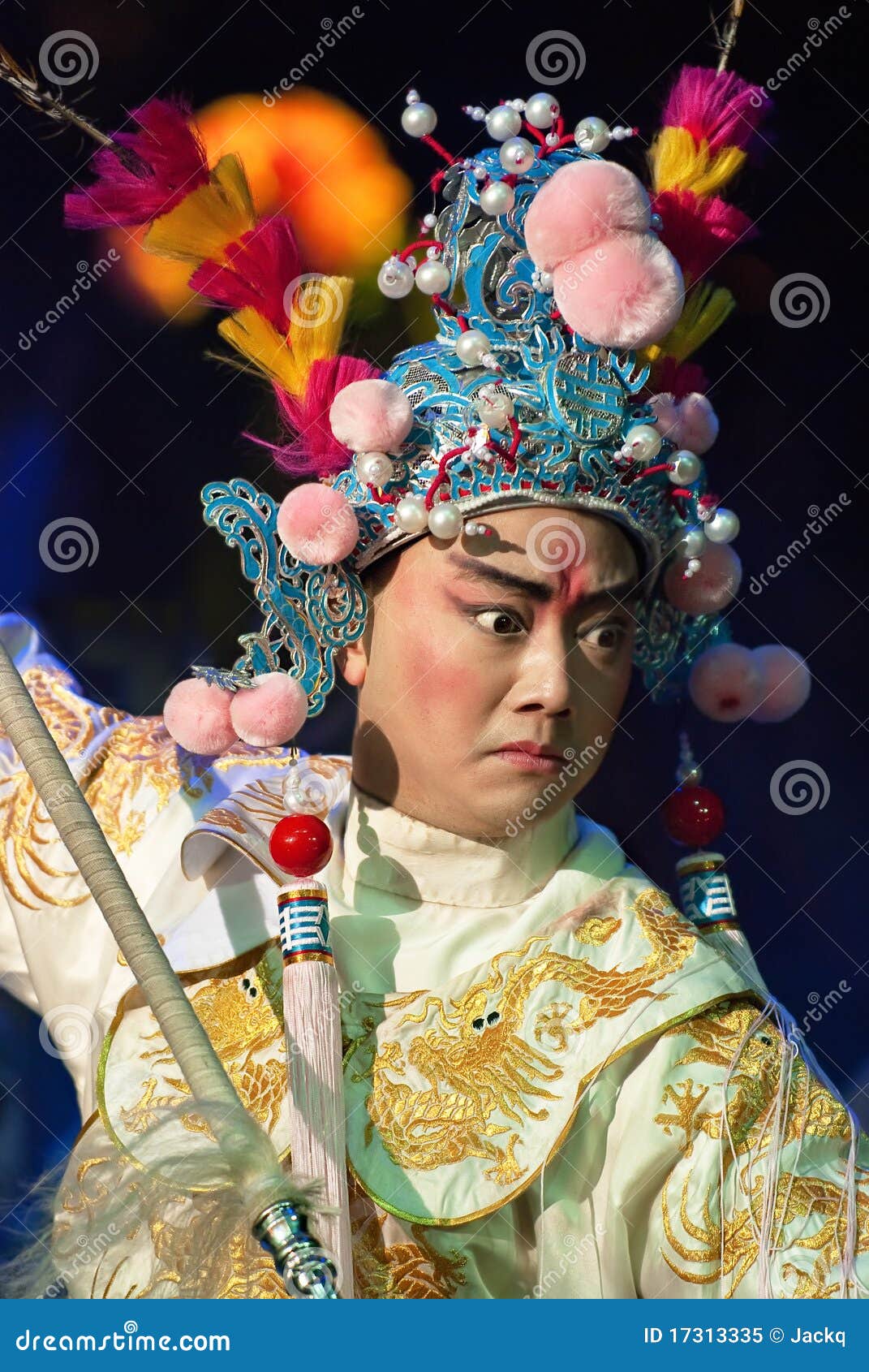 Chinese Opera Actor with Traditional Costume Stock Image - Image of ...