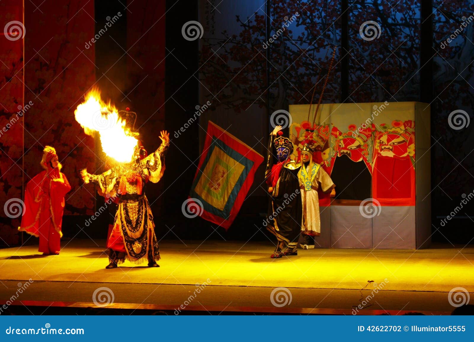 Chinese opera editorial photography. Image of opera, fire - 42622702