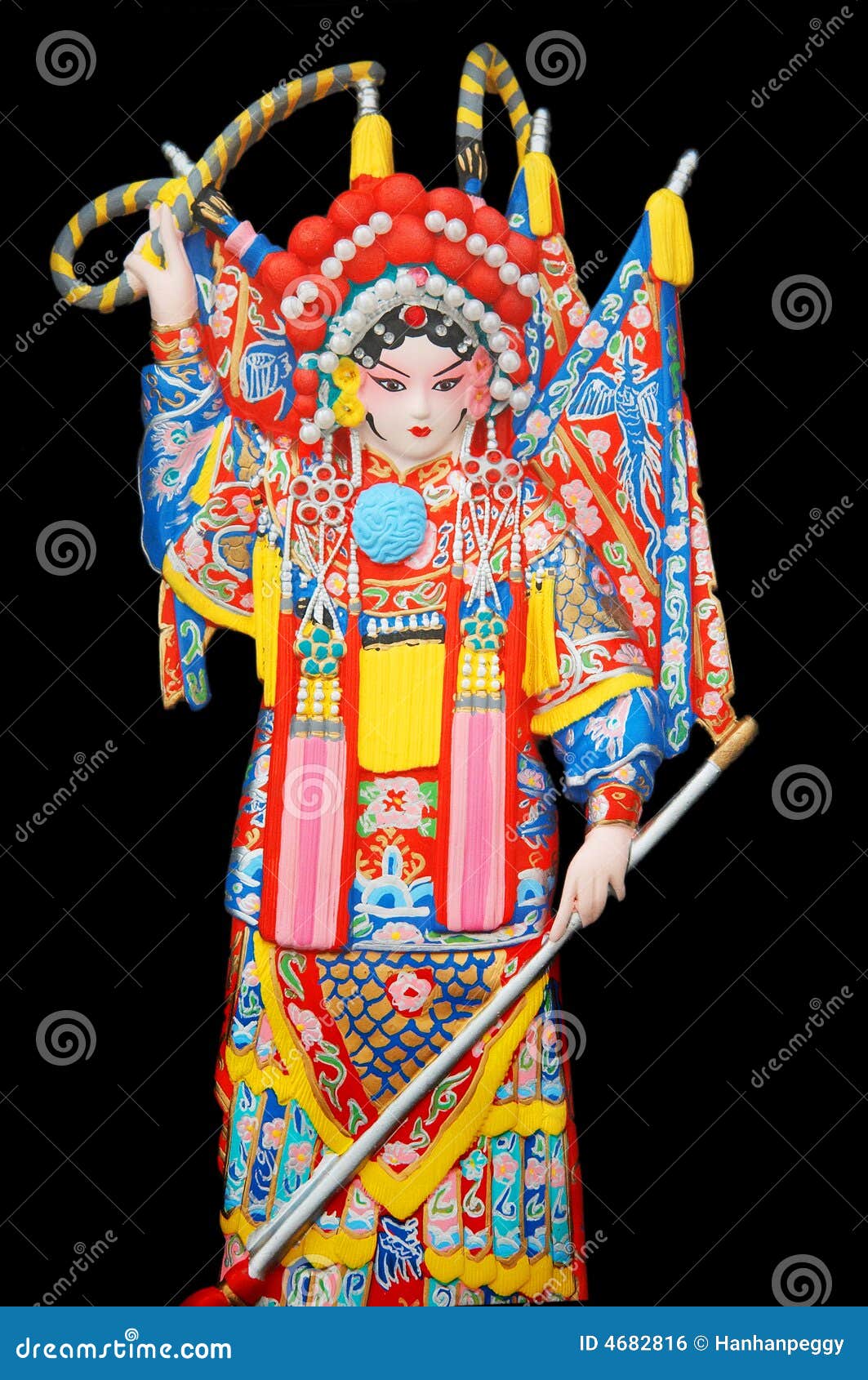 Chinese opera figure stock photo. Image of beijing, artifact - 4682816