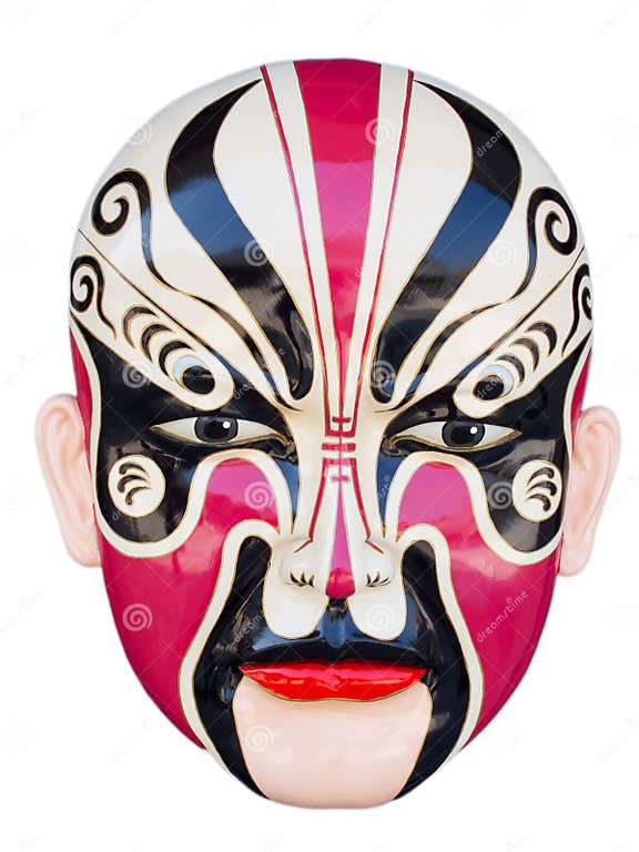 Chinese opera mask stock image. Image of drama, decoration - 17636255
