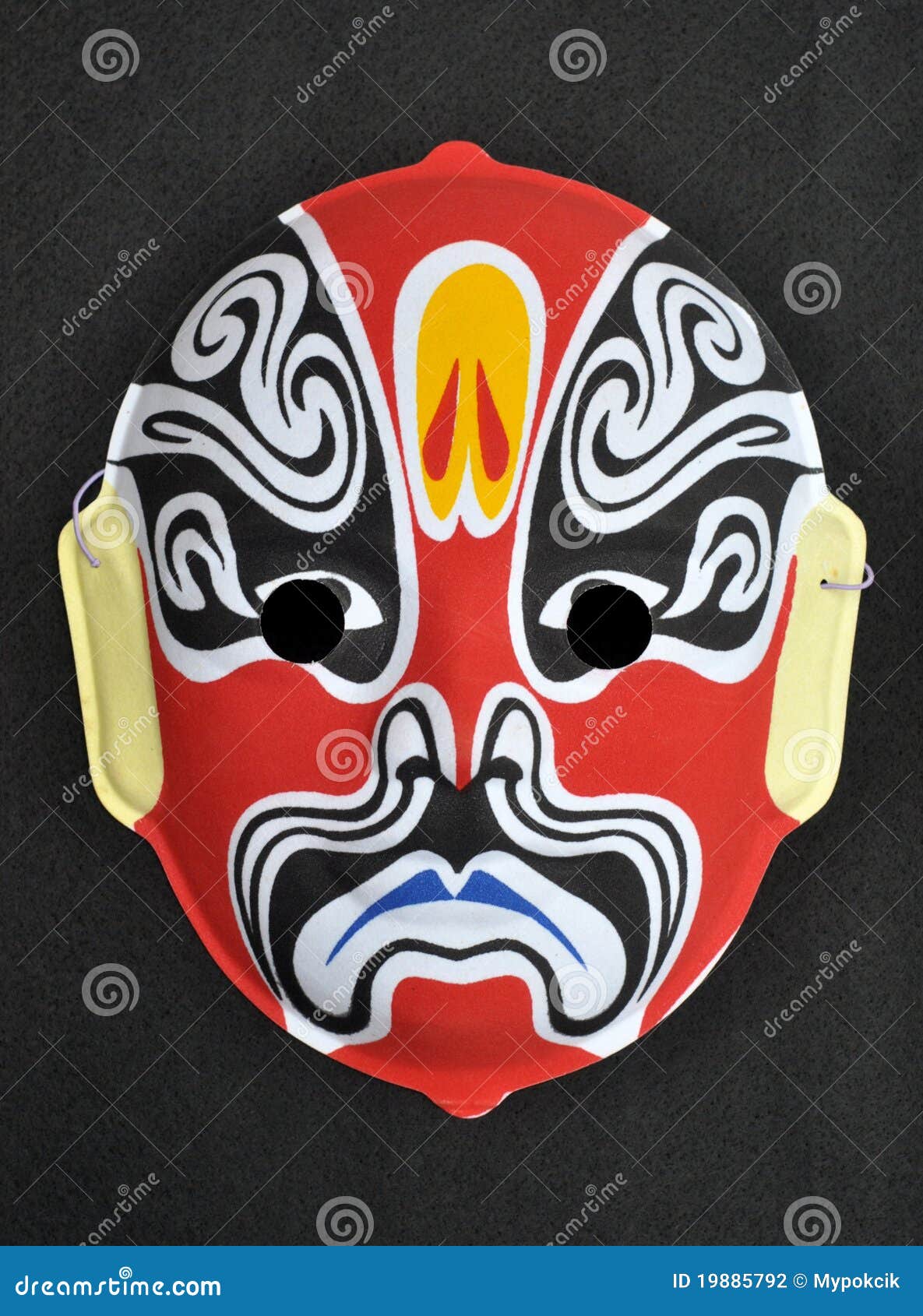 Chinese Opera Mask stock photo. Image of asia, isolated - 19885792