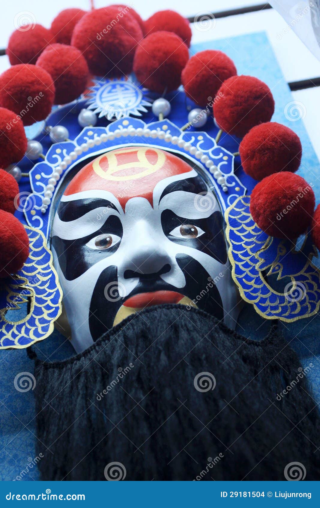 Chinese opera masks stock photo. Image of articles, asia - 29181504