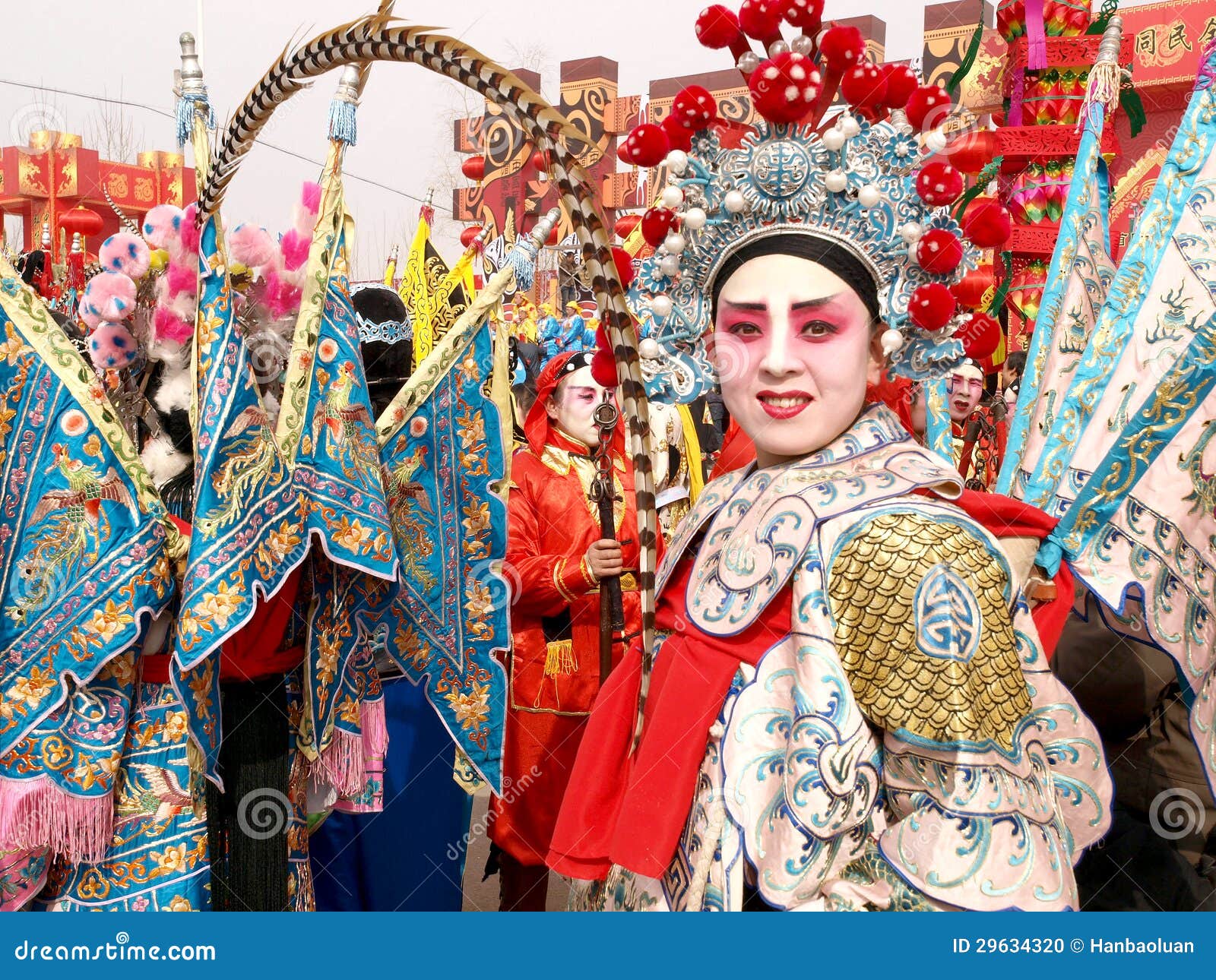 Chinese Opera Woman Portrait Editorial Image - Image of beauty ...