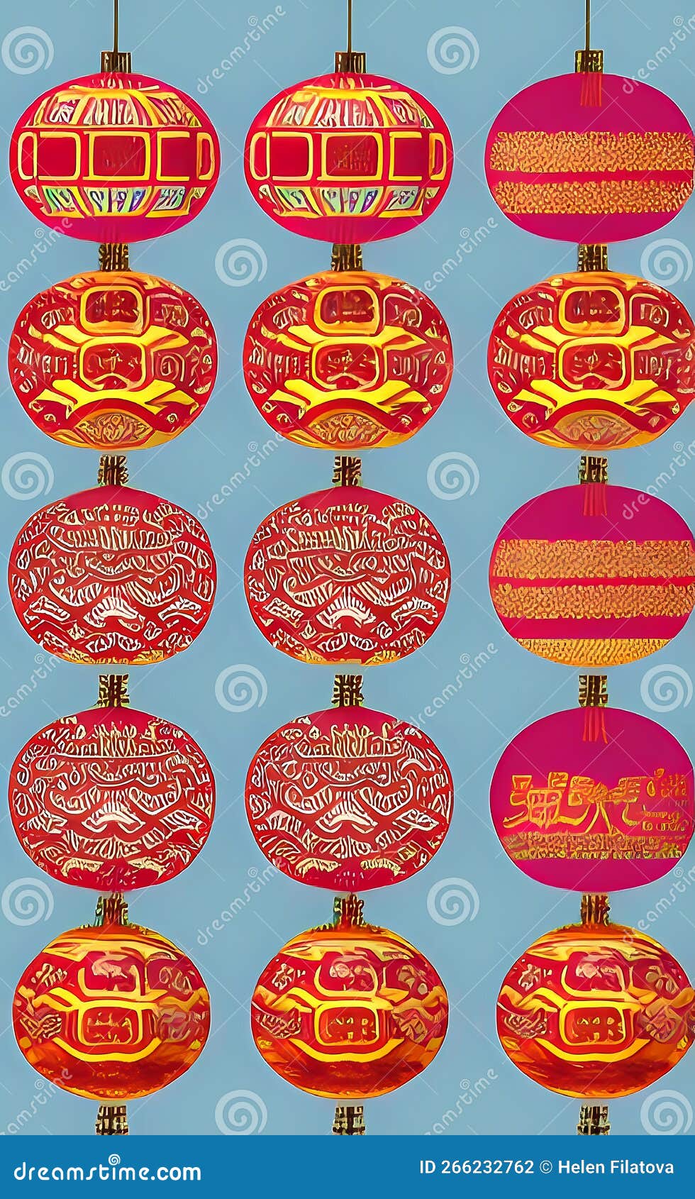 Chinese ornament pattern stock illustration. Illustration of ...