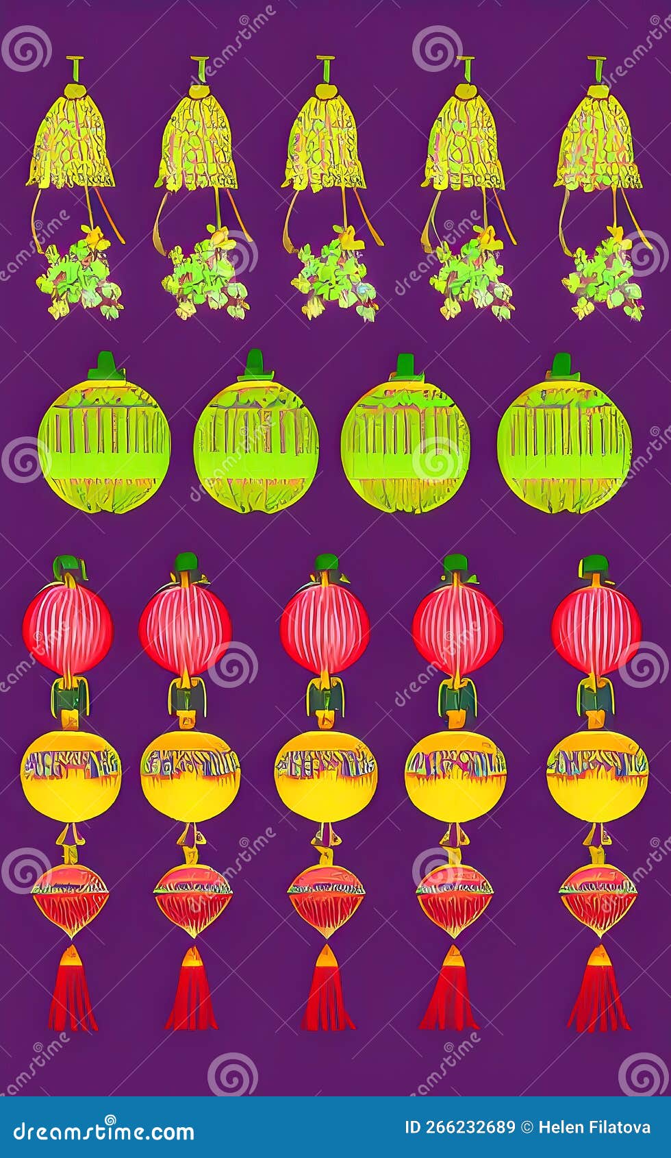 Chinese ornament pattern stock illustration. Illustration of vintage ...