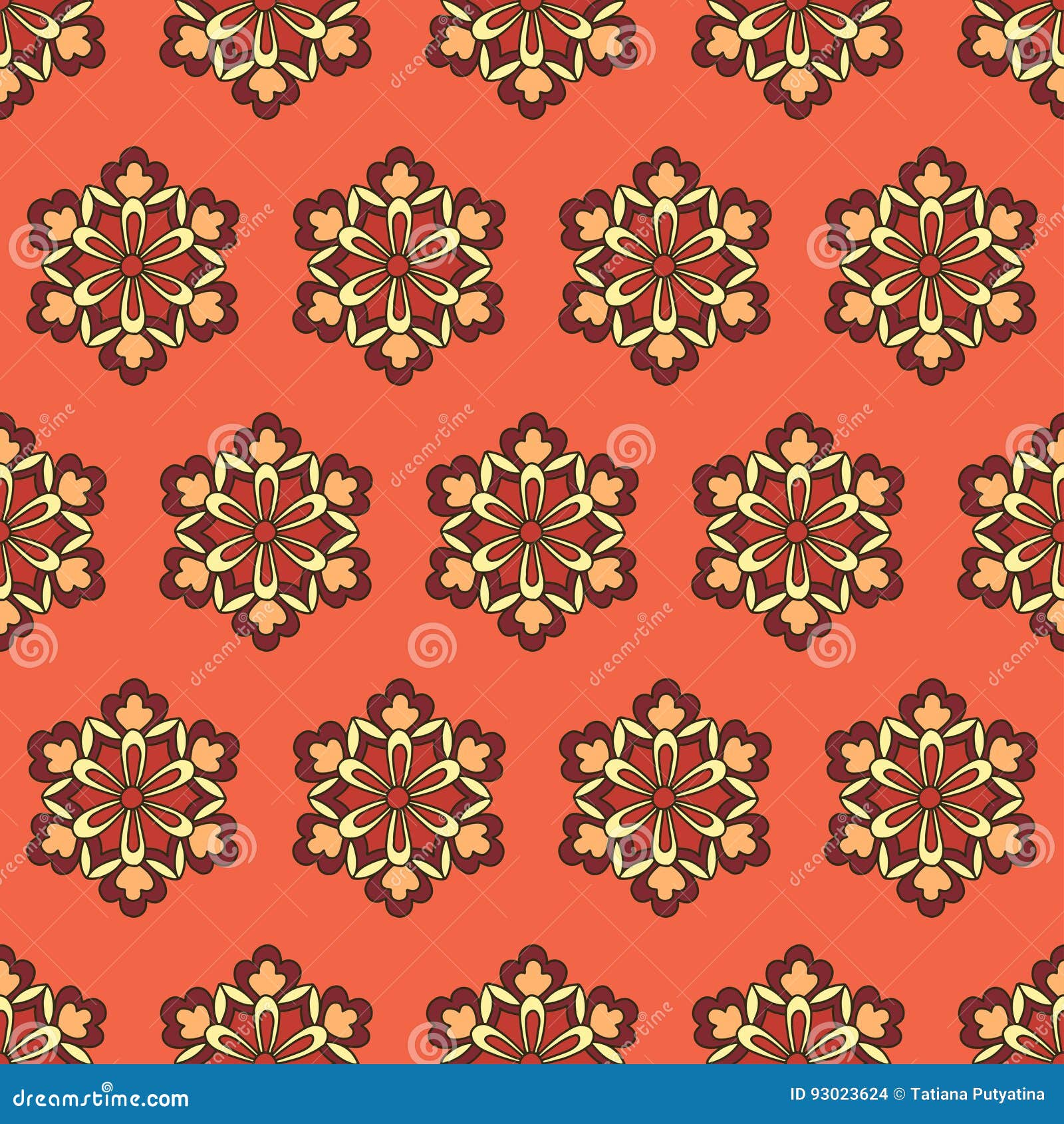 Symmetrical Traditional Pattern, Blue Hand Painted Ceramic Tile ...