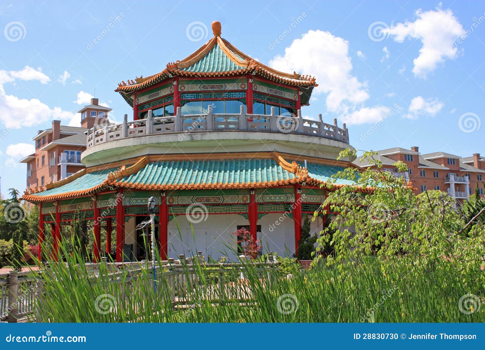 Chinese Pagoda stock photo. Image of restaurant, roof - 28830730