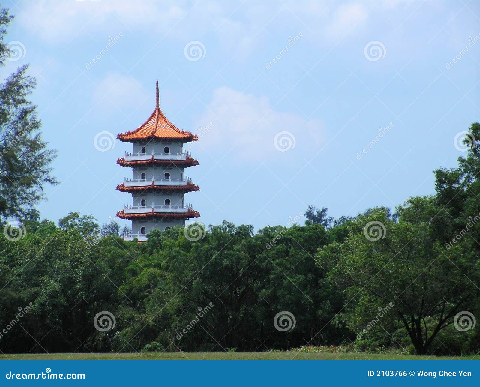 Chinese pagoda building stock photo. Image of orient, pagoda - 2103766