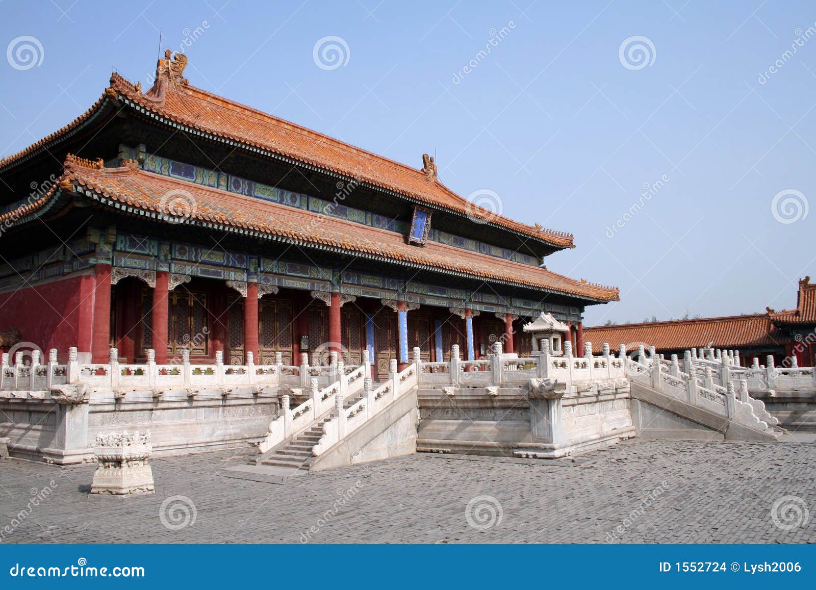 Chinese Palace stock photo. Image of roof, ancient, city - 1552724