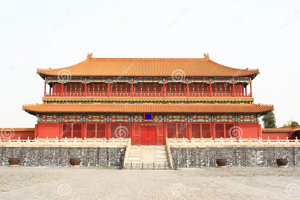 Chinese palace stock photo. Image of blue, gate, beijing - 19113262