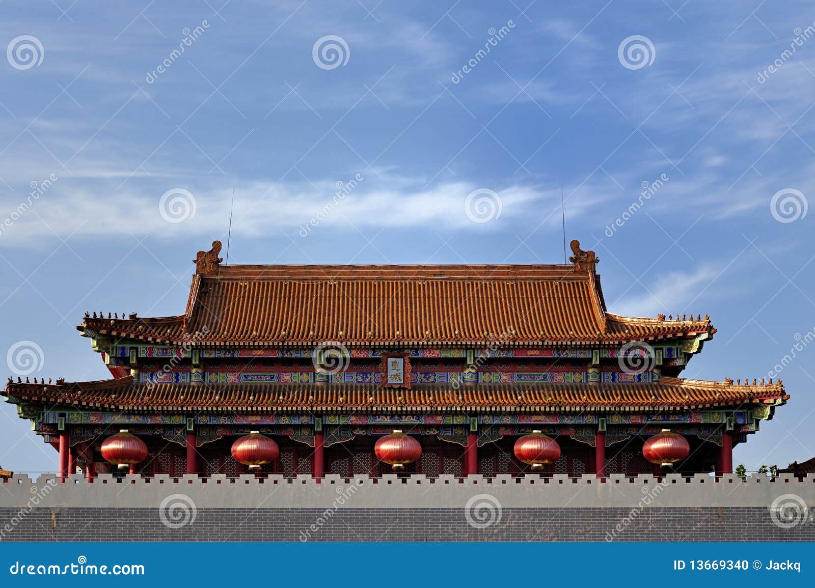 Chinese palaces stock photo. Image of walls, ancient - 13669340