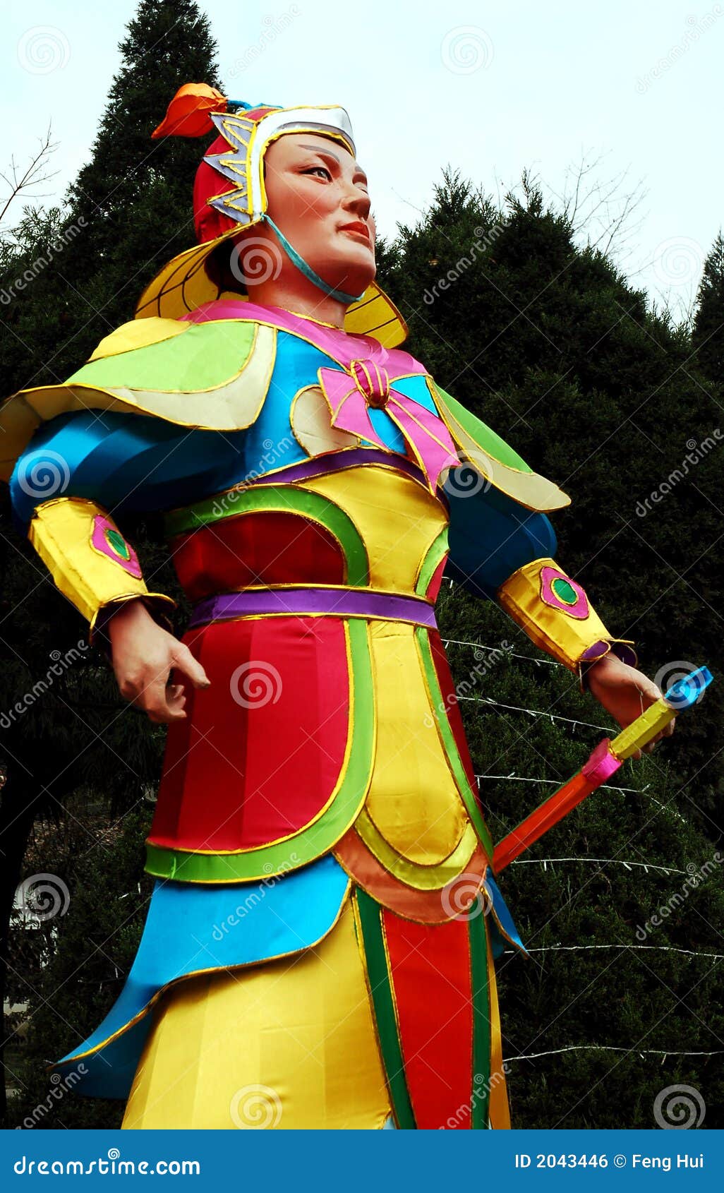 Chinese paper knight stock photo. Image of samurai, military - 2043446