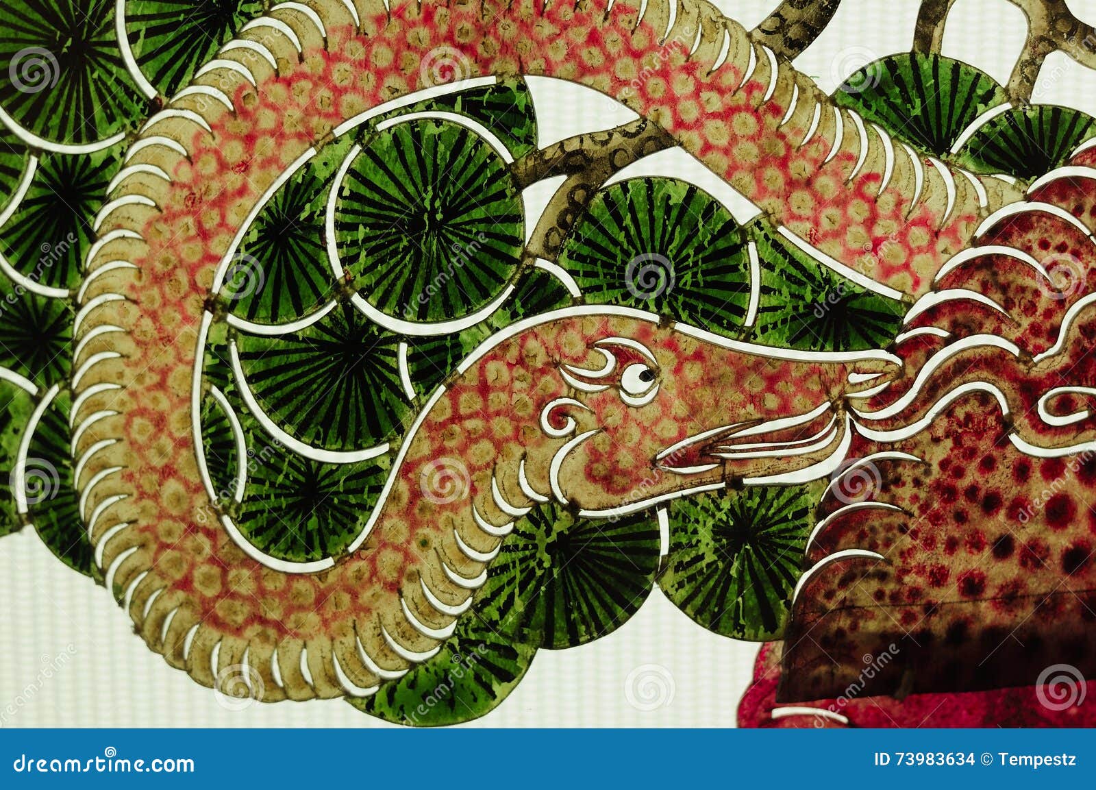 Chinese paper snake stock photo. Image of drawing, background - 73983634