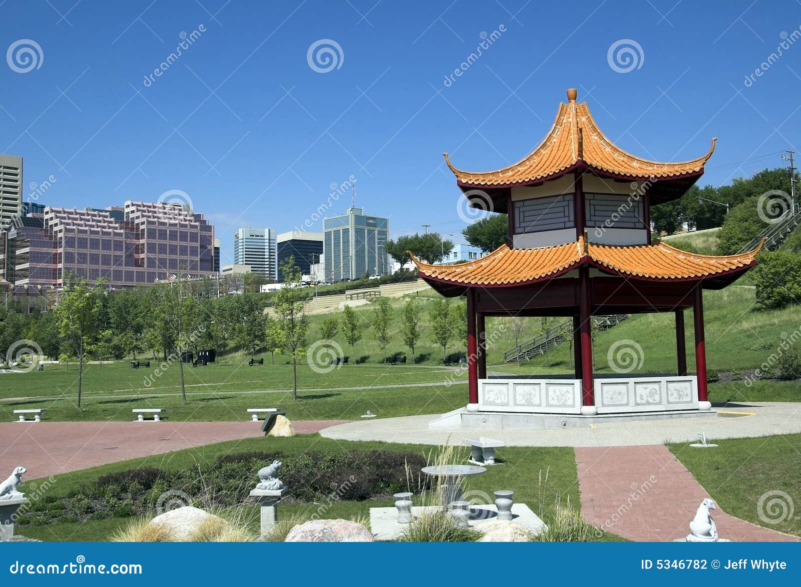 Chinese park stock photo. Image of industry, head, city - 5346782