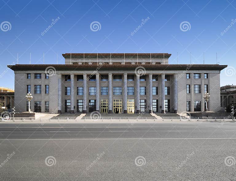 Chinese Parliament Hall stock image. Image of architecture - 8656385
