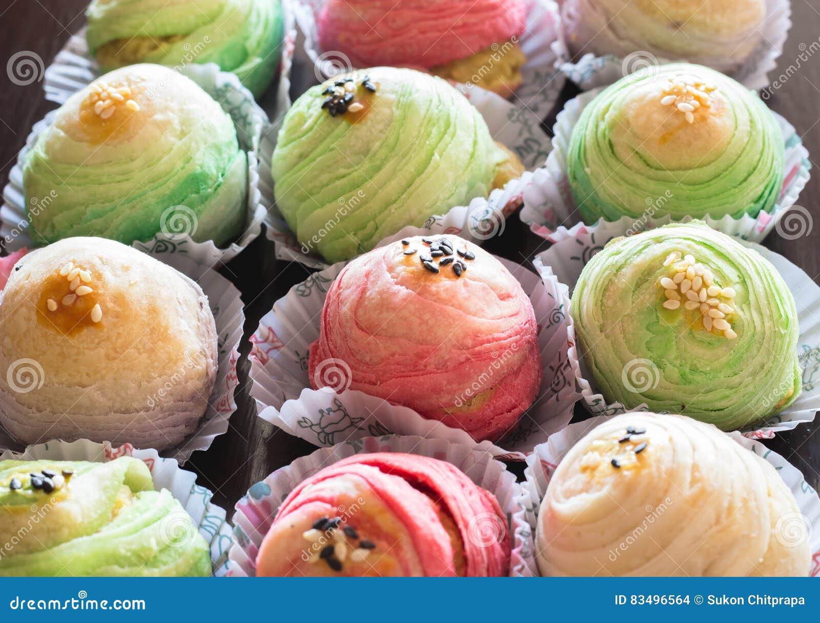 Chinese Pastry stock photo. Image of color, delicious - 83496564