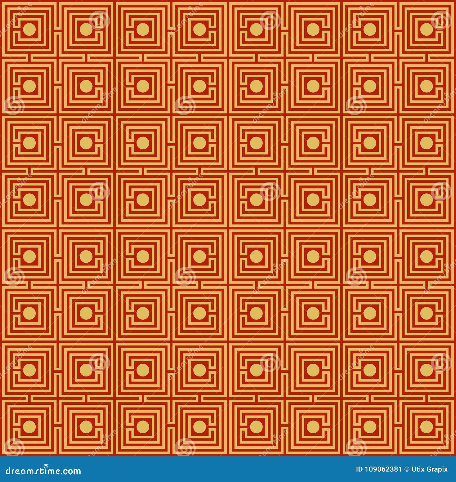 Chinese Pattern vector stock vector. Illustration of vintage - 109062381