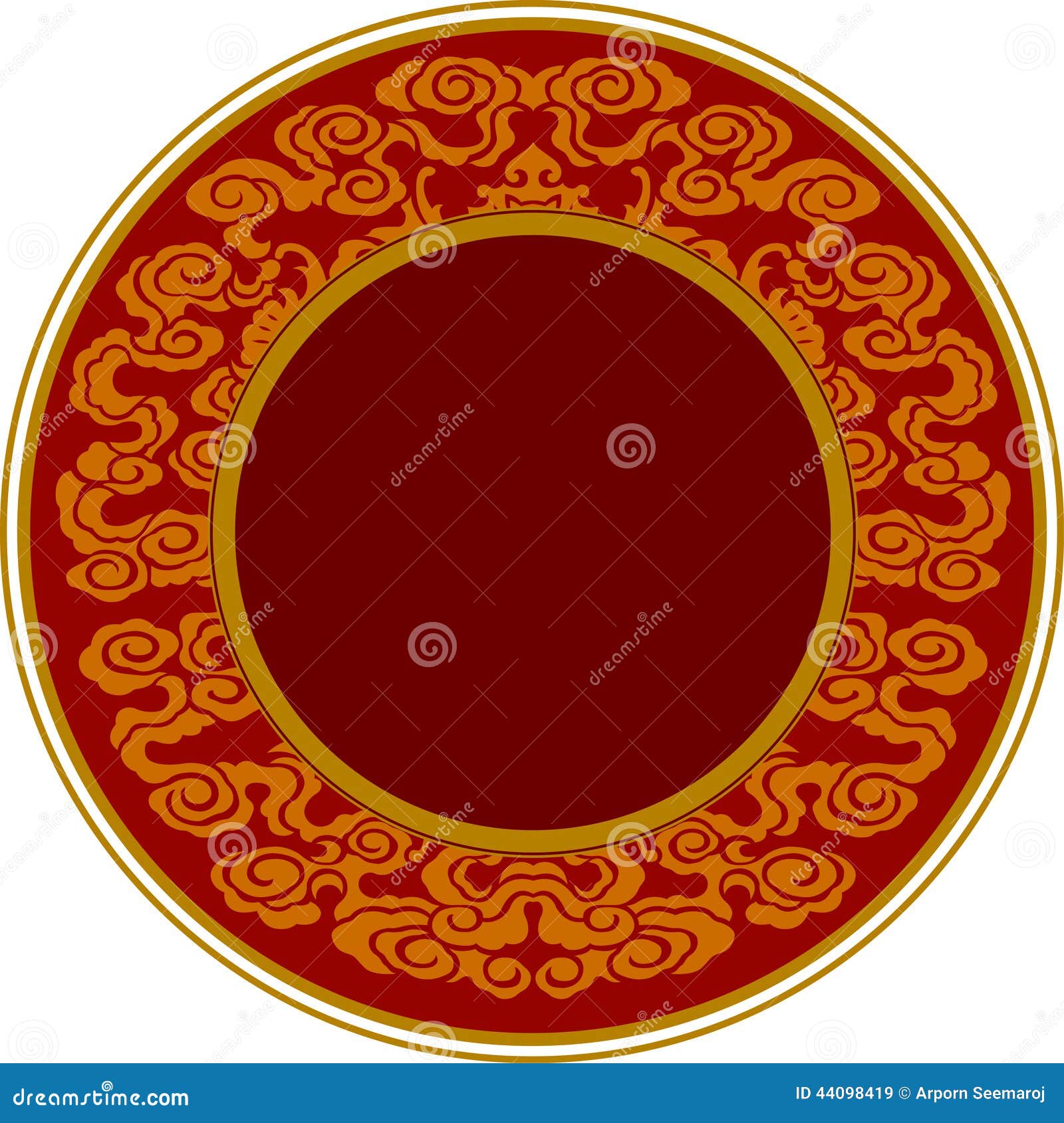 Chinese pattern stock vector. Illustration of eps10, leaf - 44098419