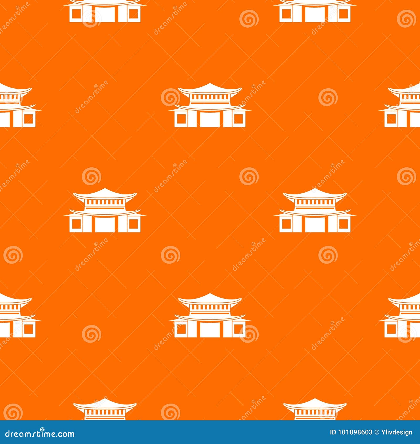 Chinese pattern seamless stock vector. Illustration of object - 101898603