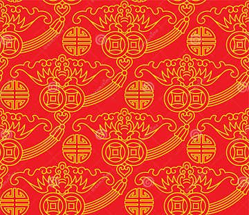 Chinese Pattern - Seamless Tile with Bat, Texture, Fabric, Background ...
